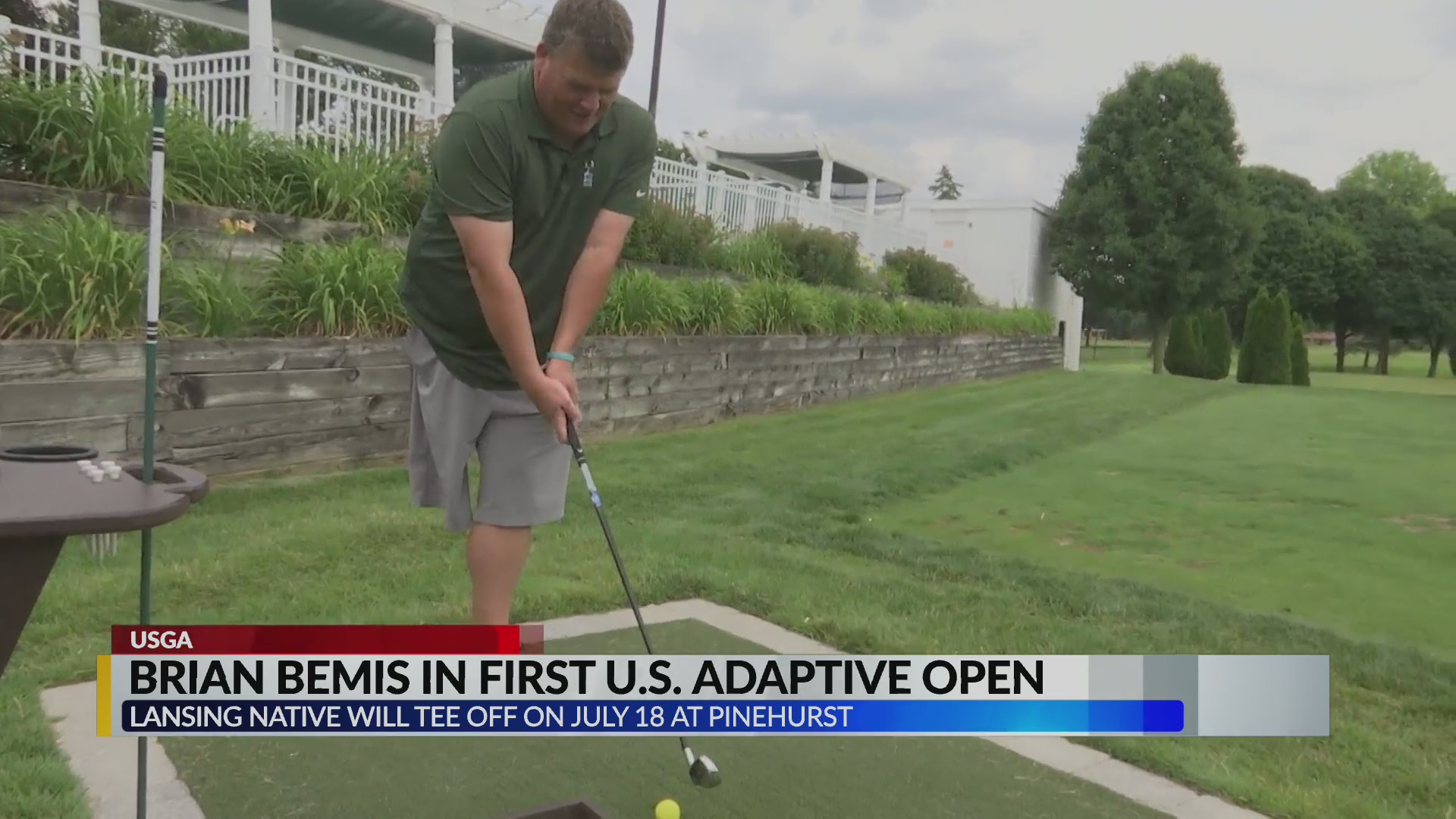7-8-22 BRIAN BEMIS IN FIRST U.S. ADAPTIVE OPEN – WLNS 6 News