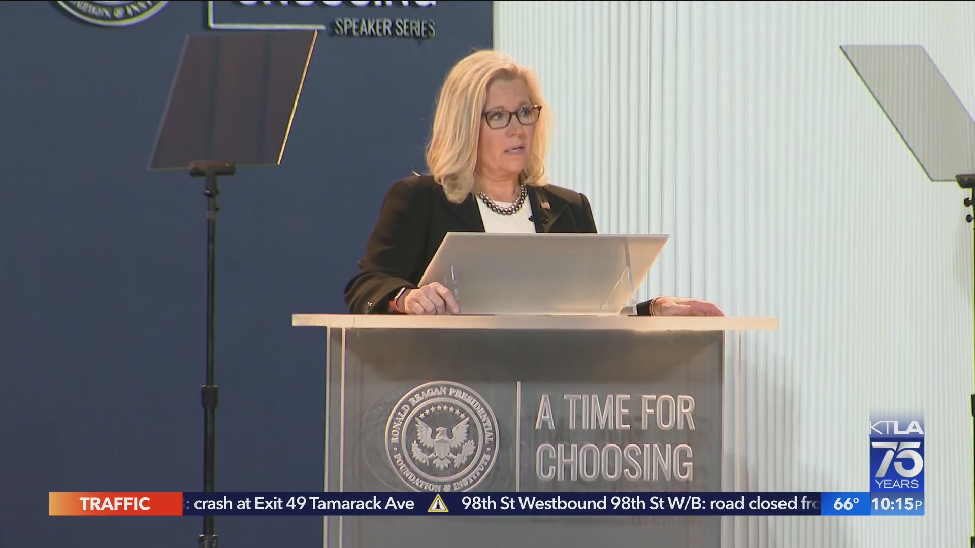 Rep. Cheney speaks at Reagan Library – KTLA
