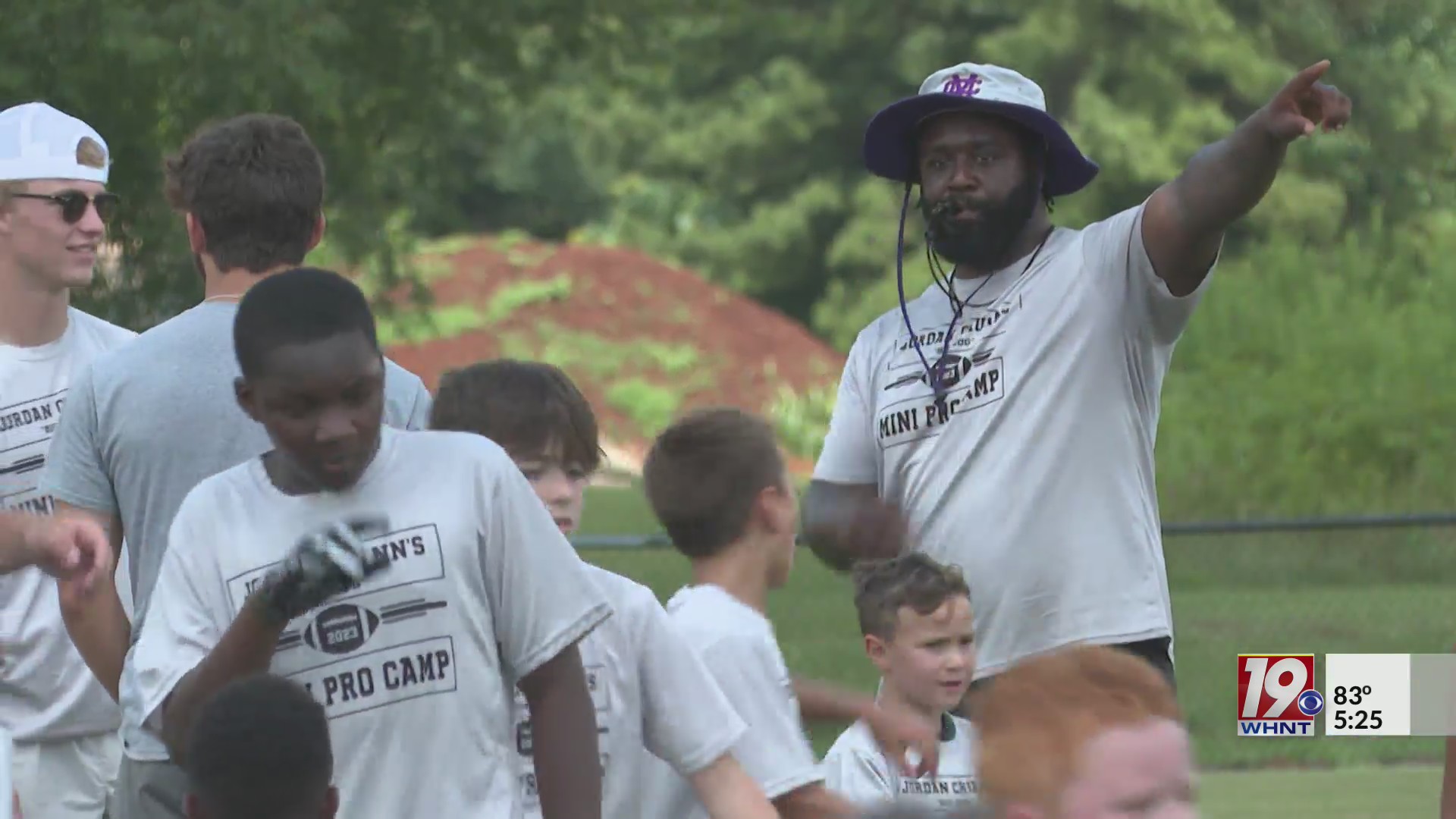 Jordan Chunn Hosts Youth Football Camp | July 22, 2023 | News 19 at 5 p ...