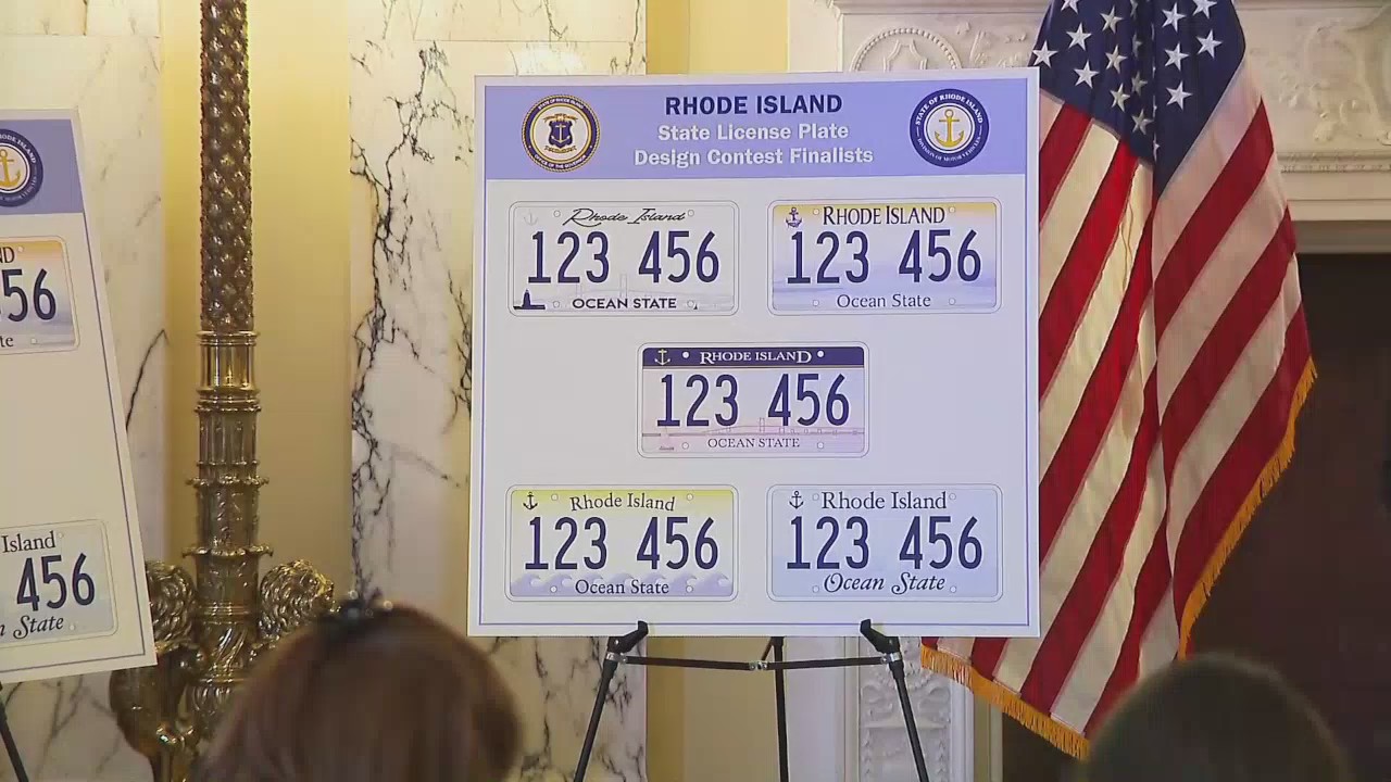 VIDEO NOW RI license plate design finalists unveiled – WPRI.com