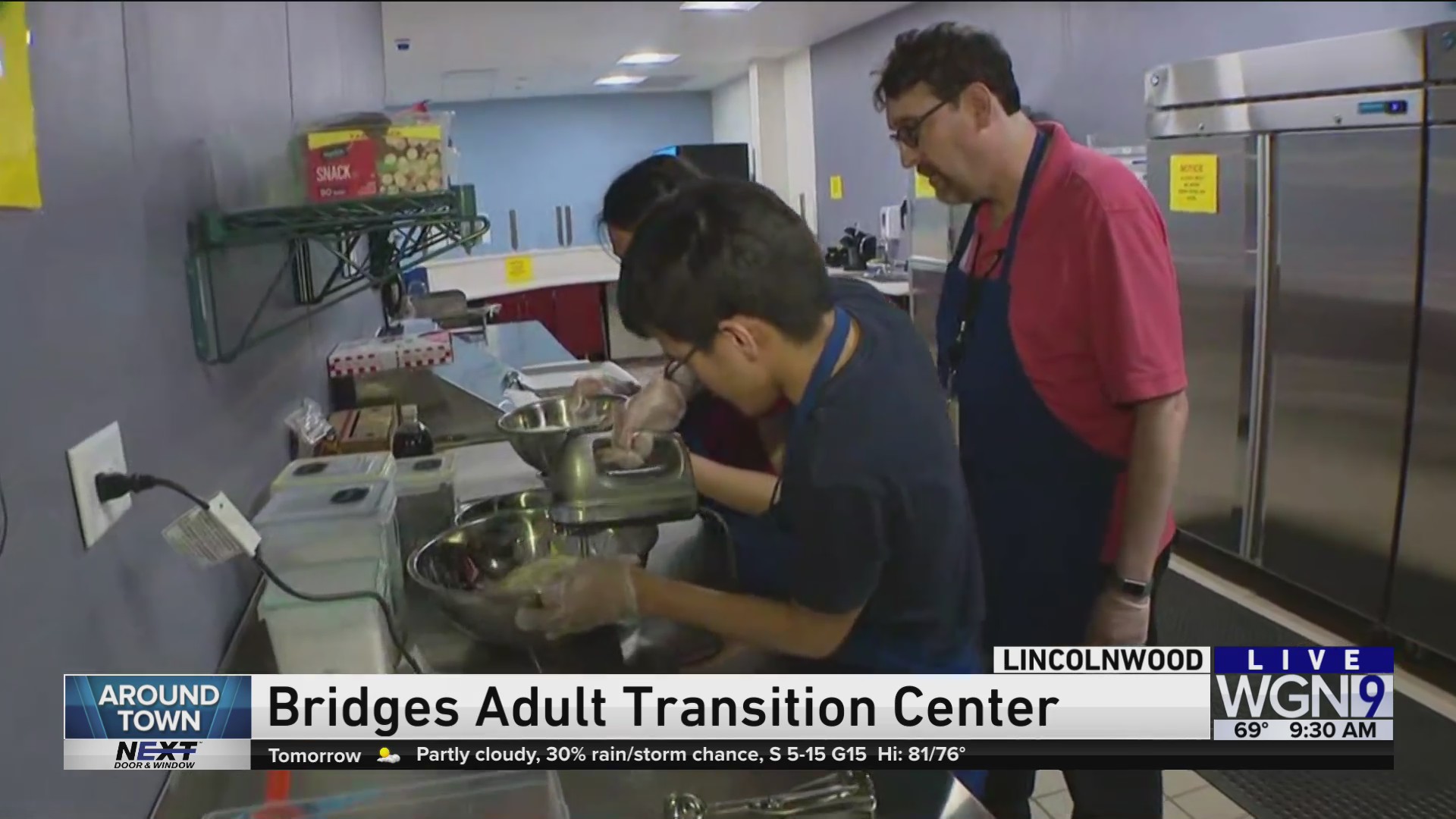 Around Town – Bridges Adult Transition Center – WGN-TV