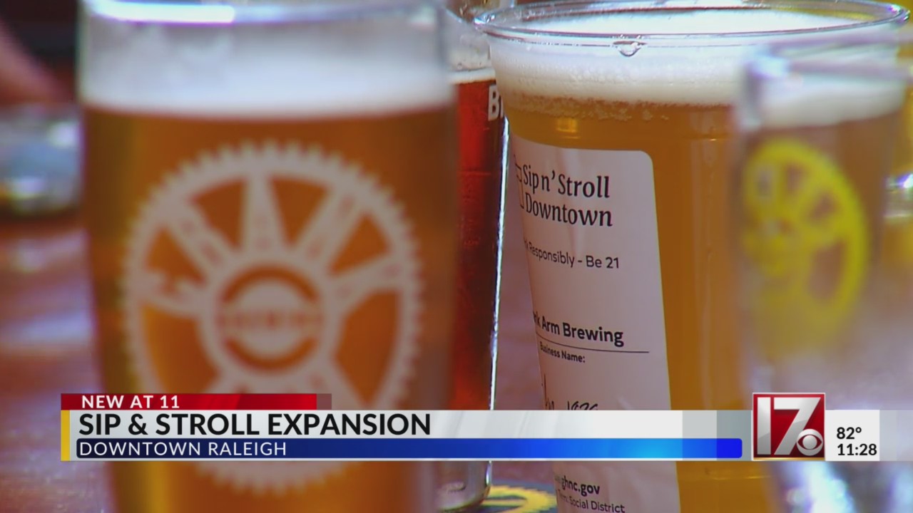Downtown Raleigh Sip and Stroll expansion – CBS17.com