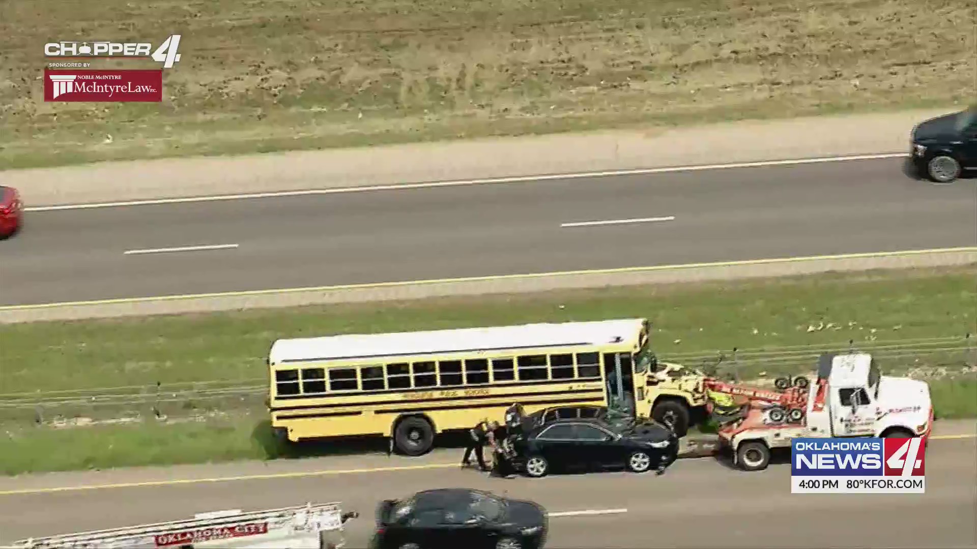 2 students injured in Newcastle bus crash – KFOR.com Oklahoma City