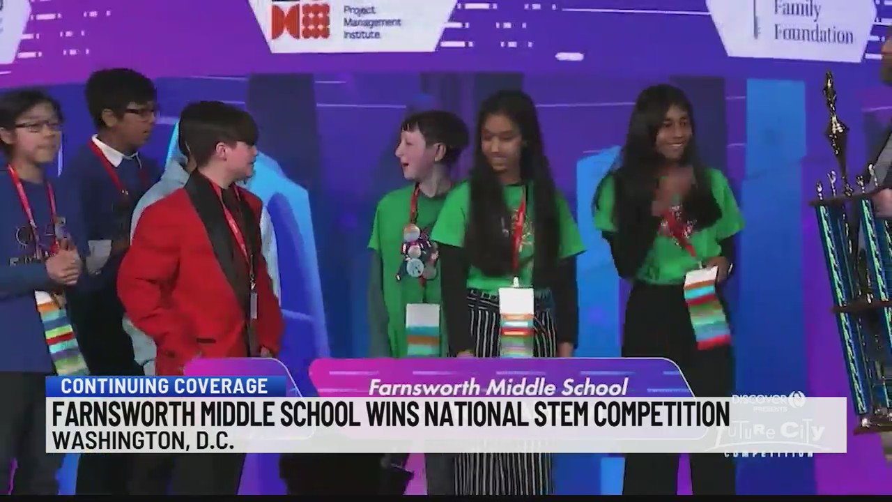 Farnsworth Middle School wins national STEM competition – NEWS10 ABC