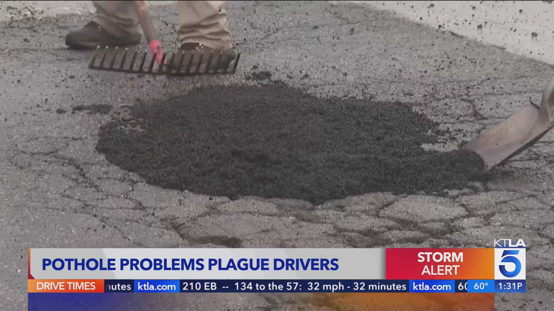 Potholes causing problems for drivers across Southern California – KTLA