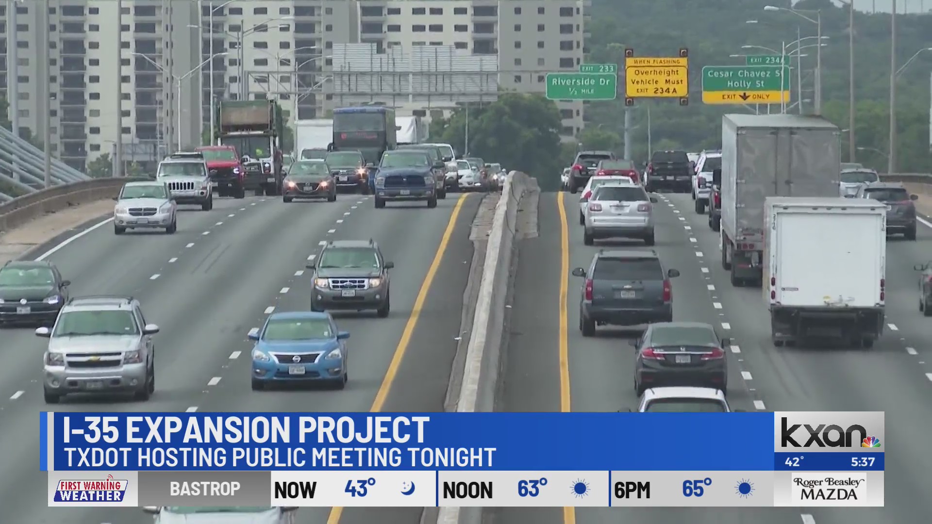Txdot Wants Public Input On I 35 Expansion Plans Kxan Austin