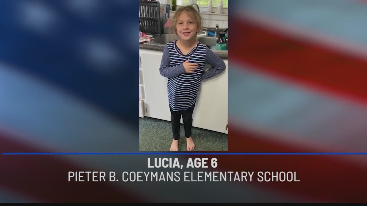 Lucia gives us our daily Pledge of Allegiance! – NEWS10 ABC