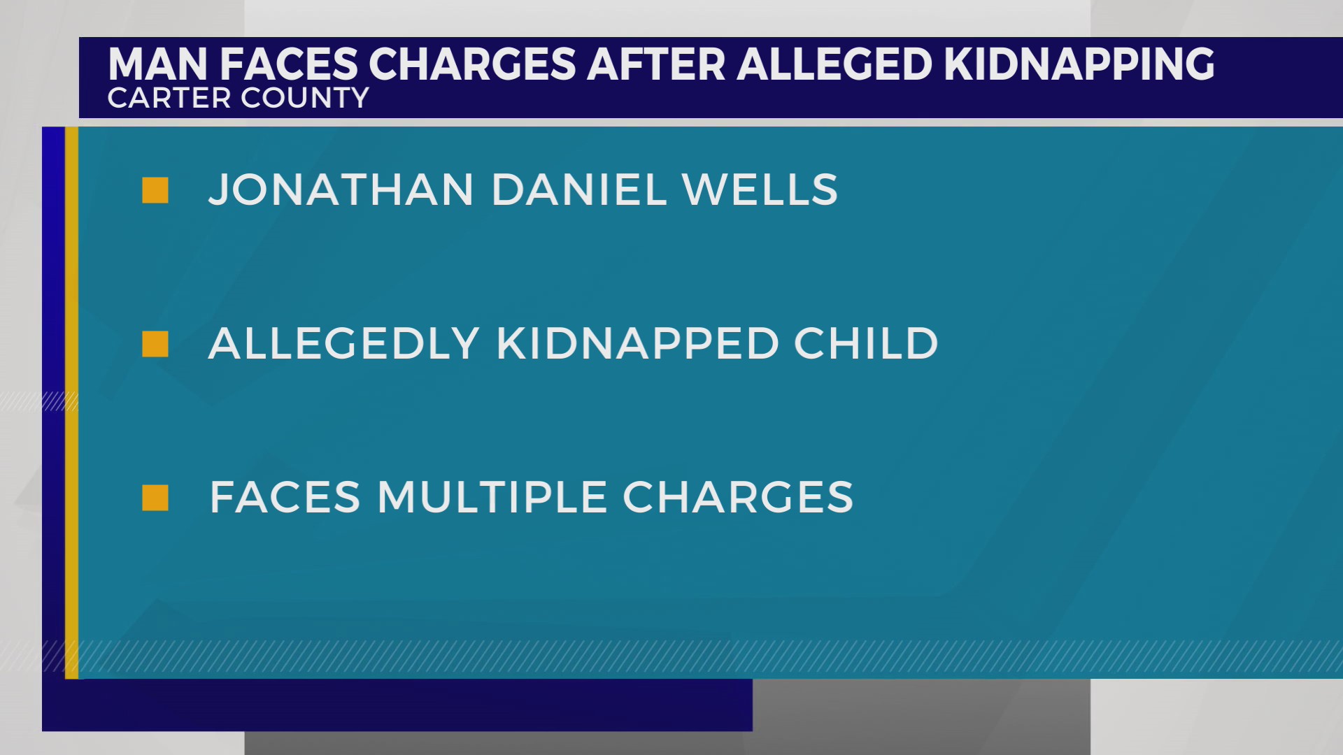 Carter Co. man accused of kidnapping girlfriend’s 6-month-old child ...