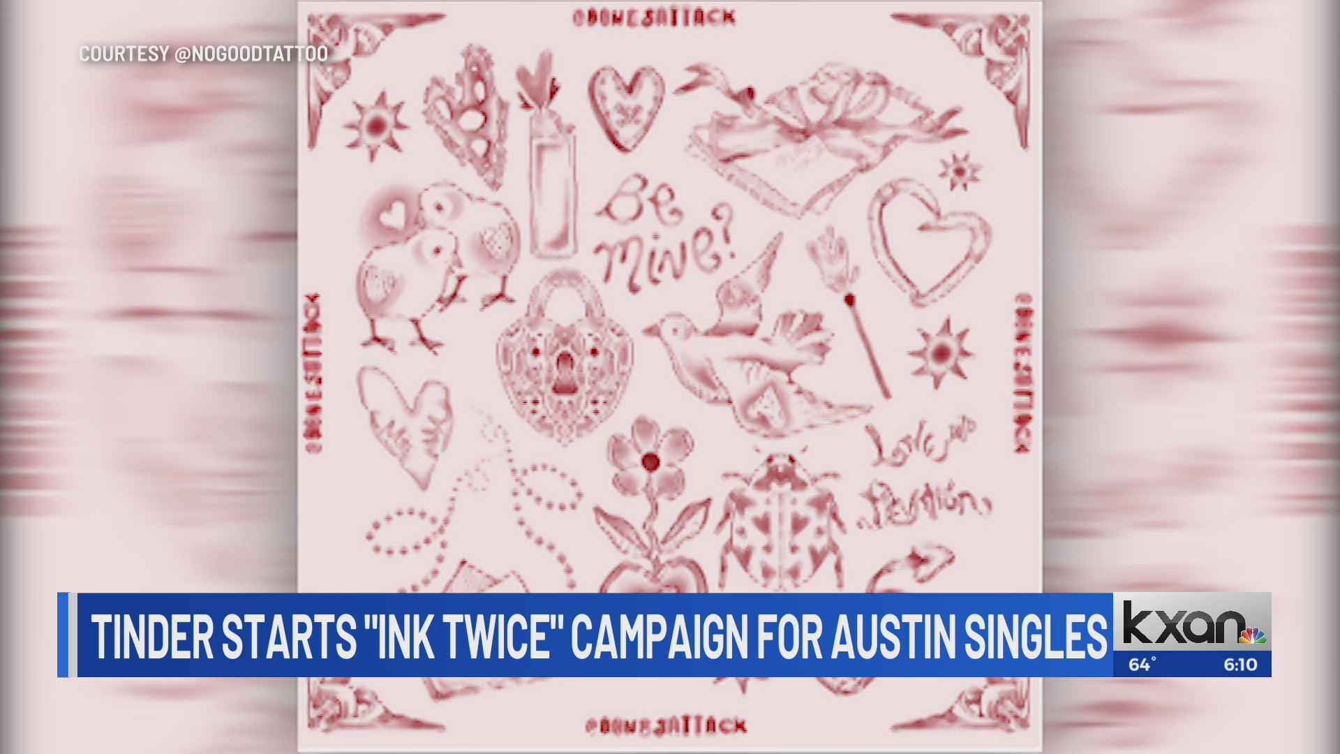 Austin tattoo shop, Tinder offering free cover-ups this Valentine’s Day ...