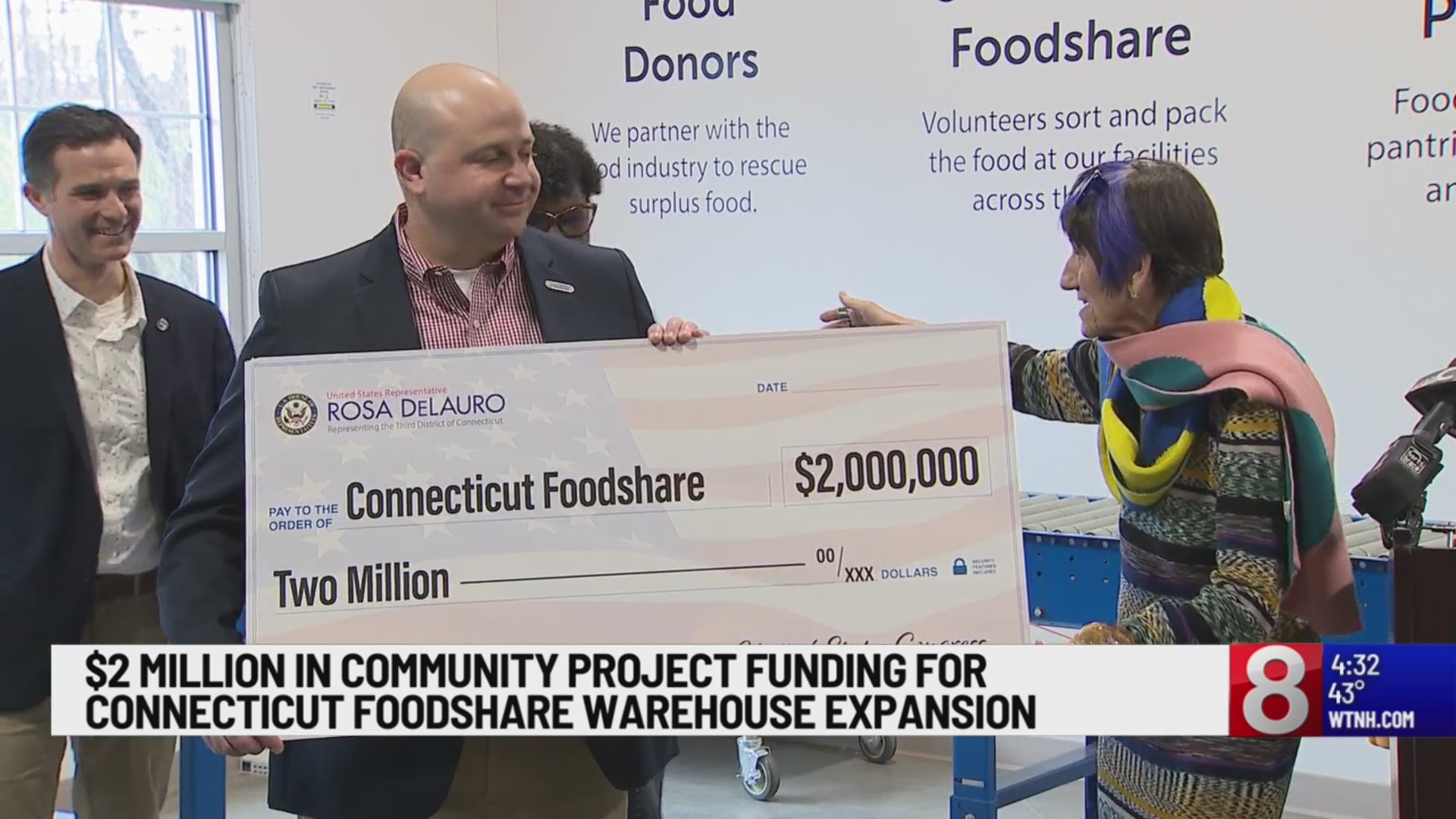 $2M federal funds awarded to expand CT Foodshare – WTNH.com