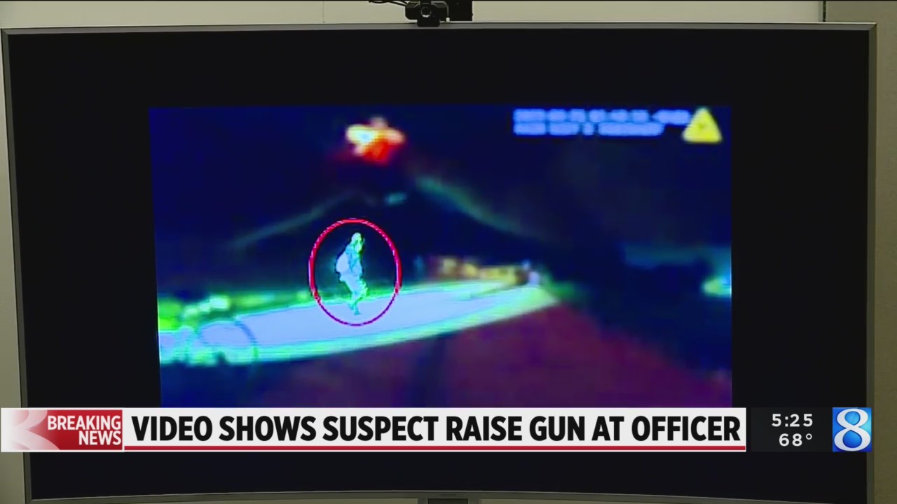 GRPD video shows suspect raise gun at officer – WOODTV.com