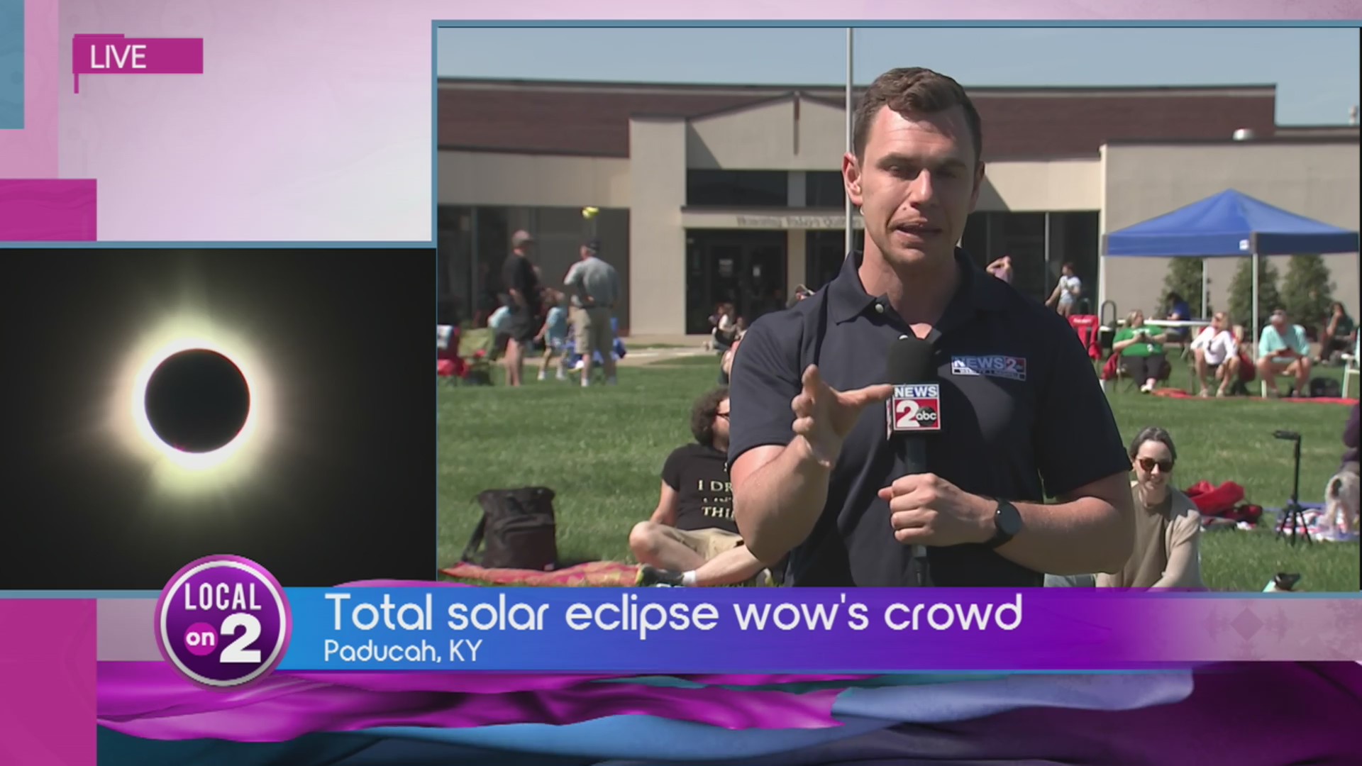 Adam Mintzer Recaps Total Solar Eclipse – WKRN News 2