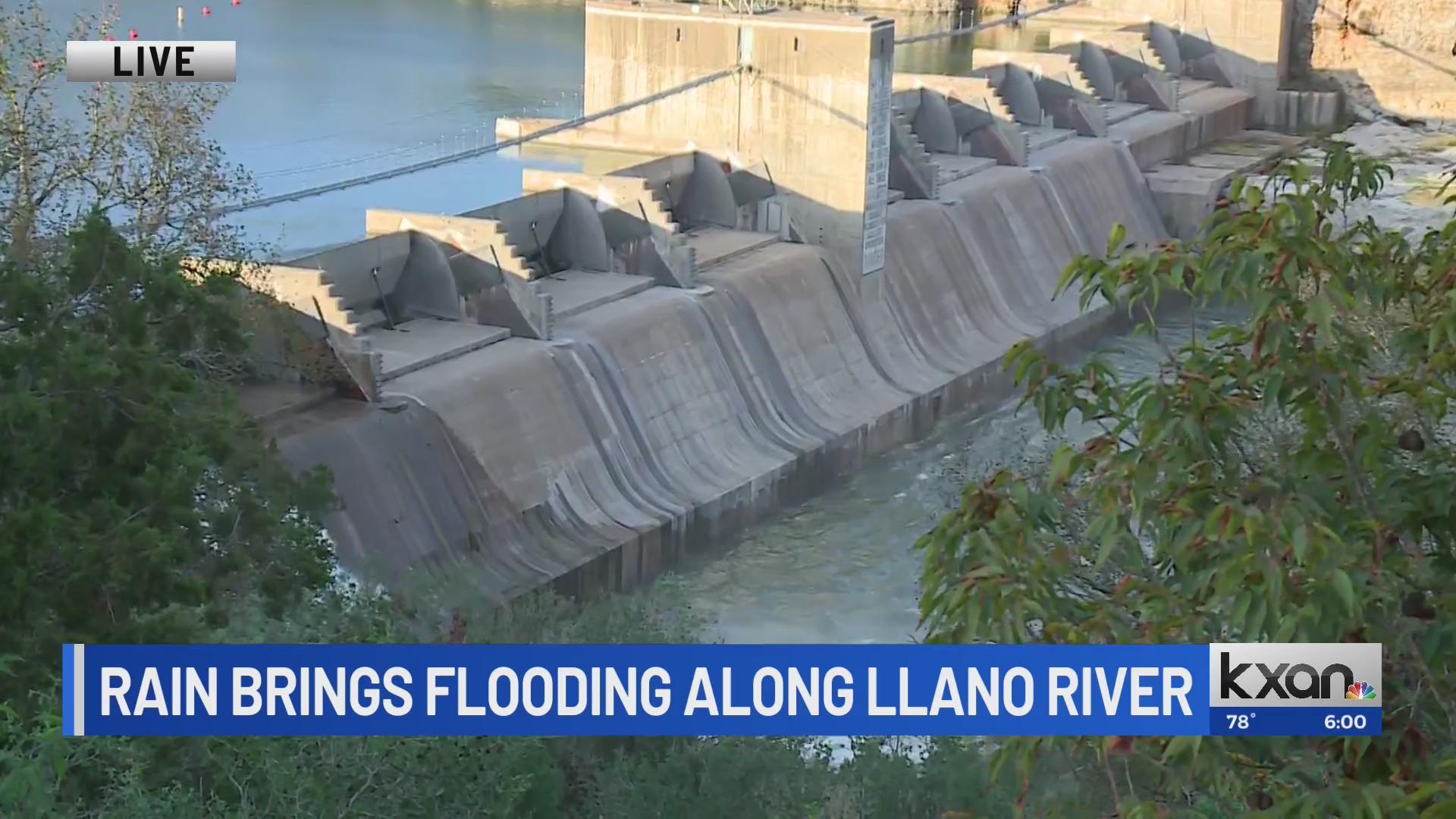 LCRA opens floods gates at two dams – KXAN Austin
