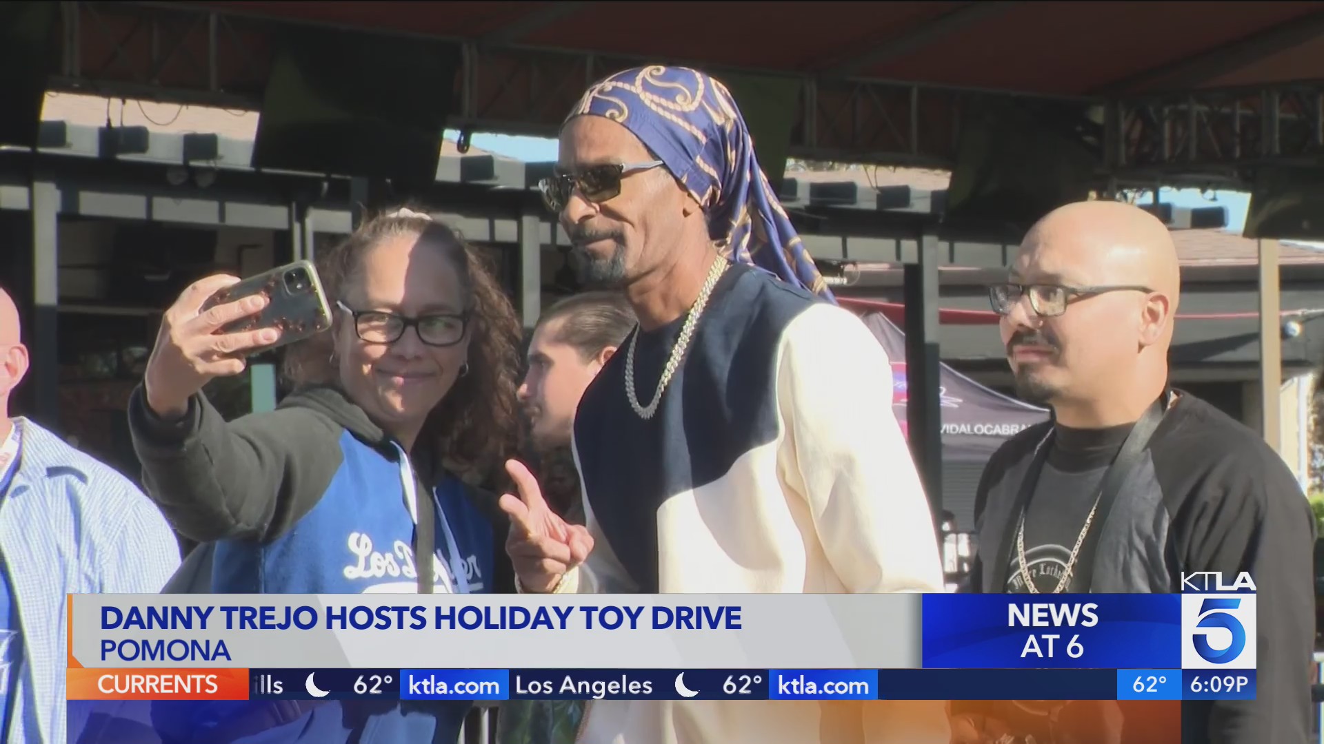 Actor Danny Trejo hosts holiday toy drive in Pomona – KTLA
