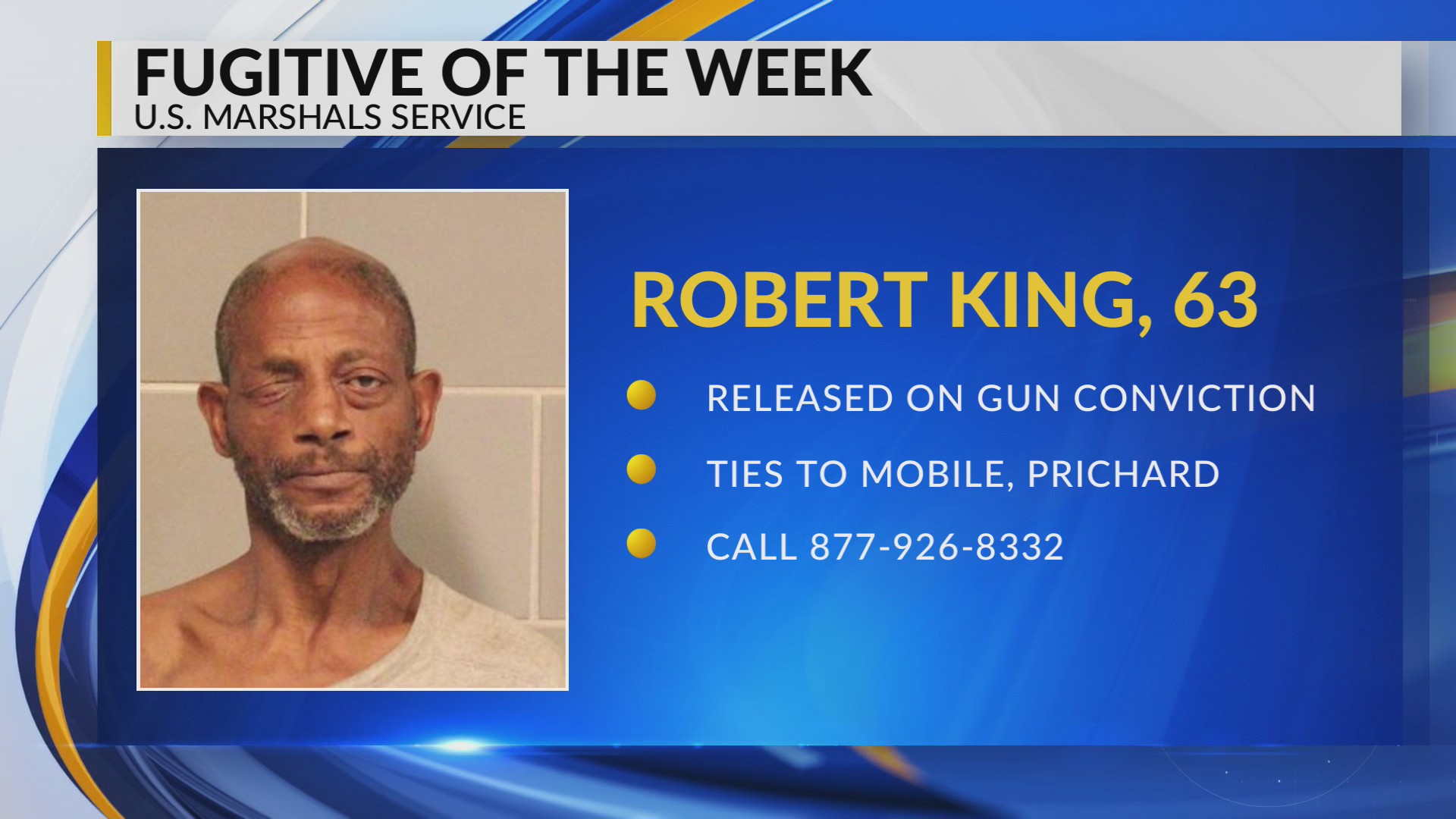 Fugitive of the Week: Robert Lee King – WKRG News 5
