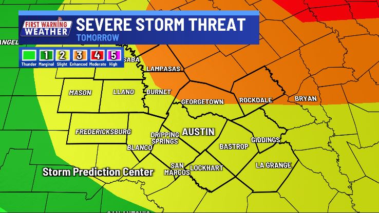Wednesday evening First Warning Forecast – KXAN Austin