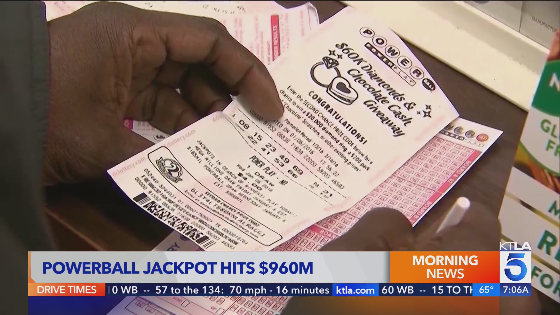 Powerball jackpot increases to whopping $960 million – KTLA