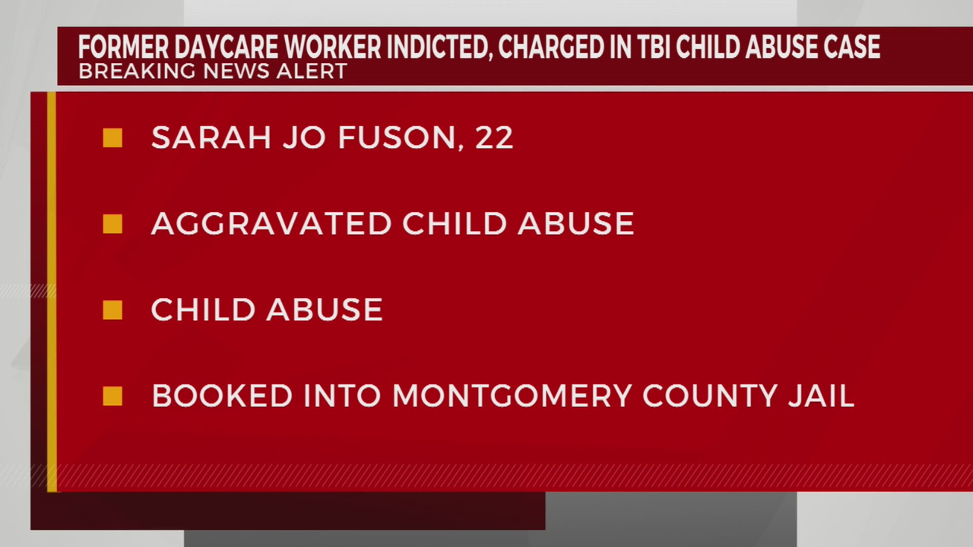 Montgomery County sheriff’s daughter indicted on 2 counts of child ...