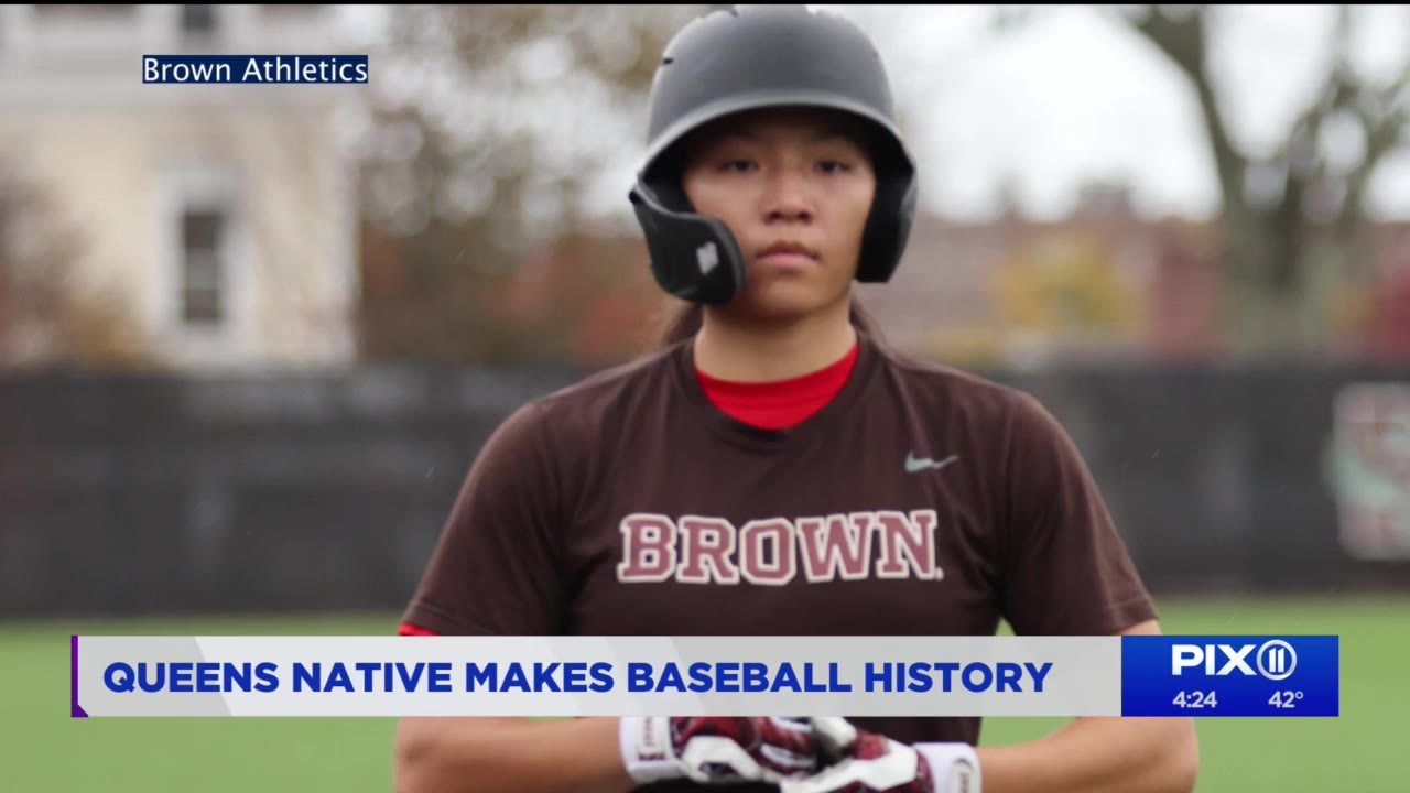 Meet the first female baseball player at a Division I school – PIX11