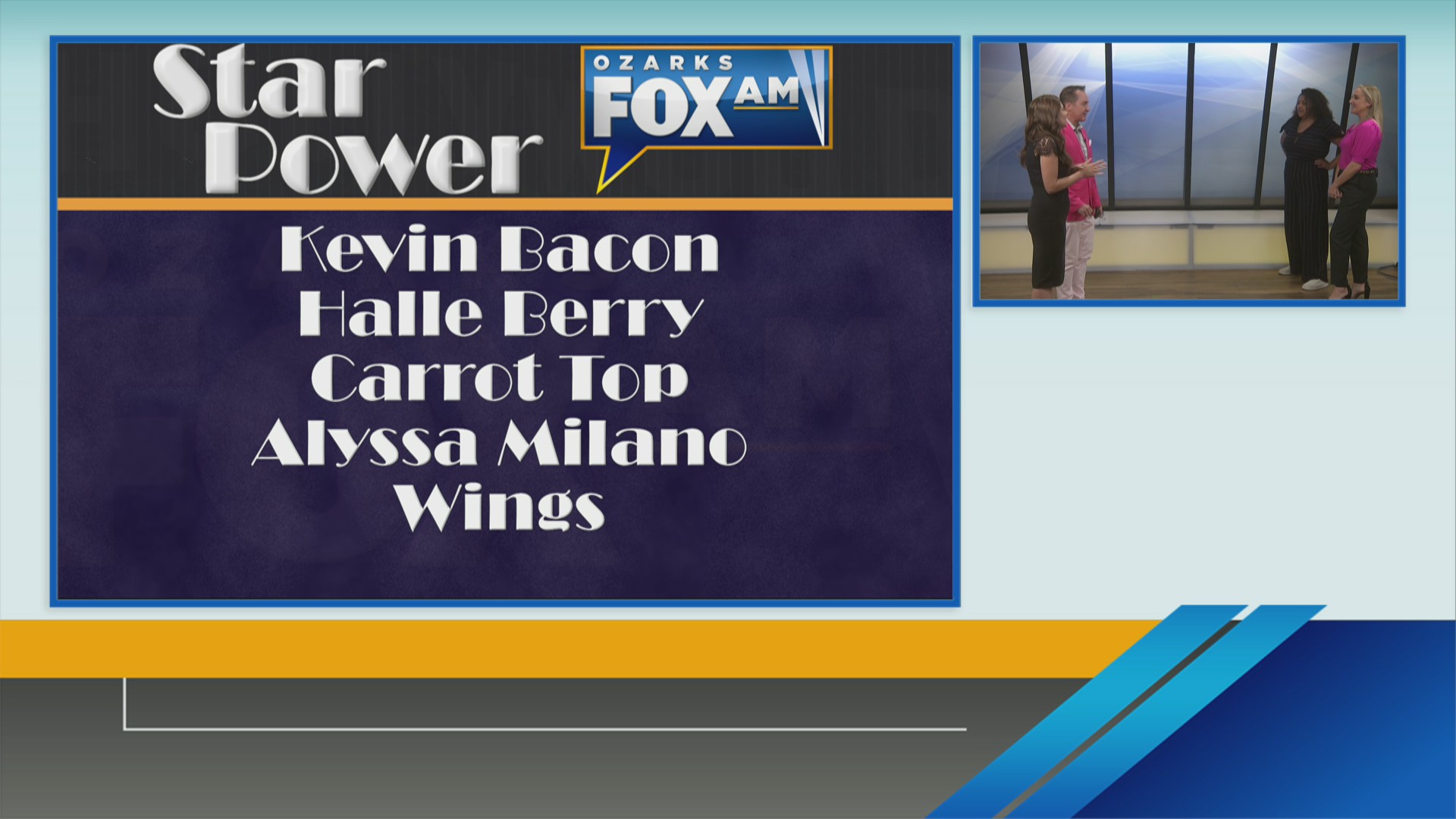 Star Power: Celebs with food in their names – KOLR – OzarksFirst.com