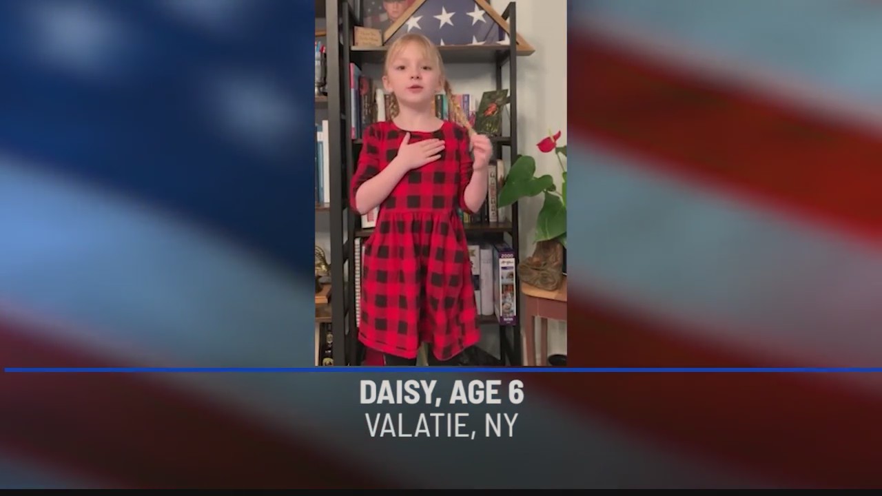 Daisy gives us our daily Pledge of Allegiance! – NEWS10 ABC