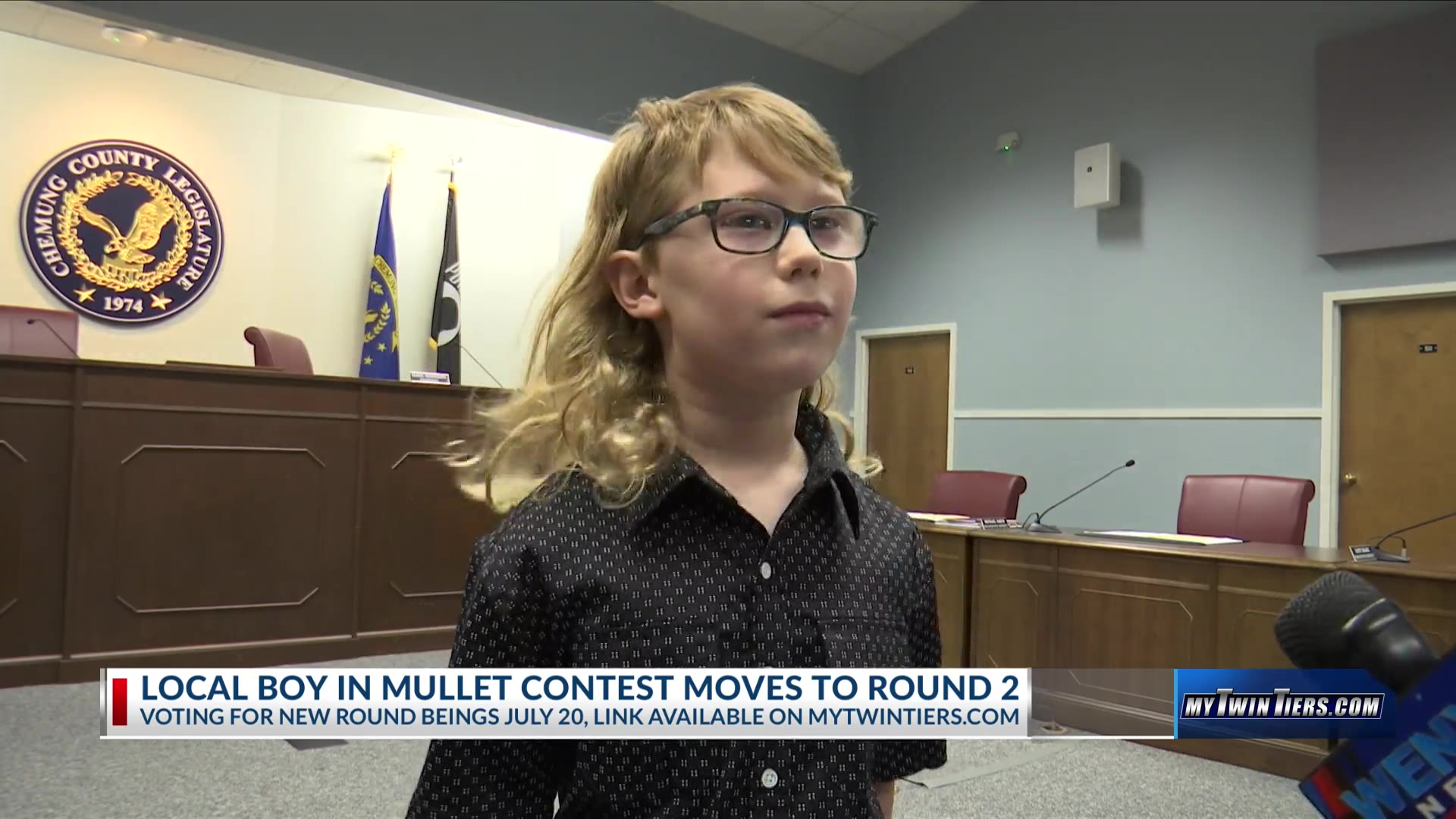 Local boy competing in national mullet contest advances to second round ...