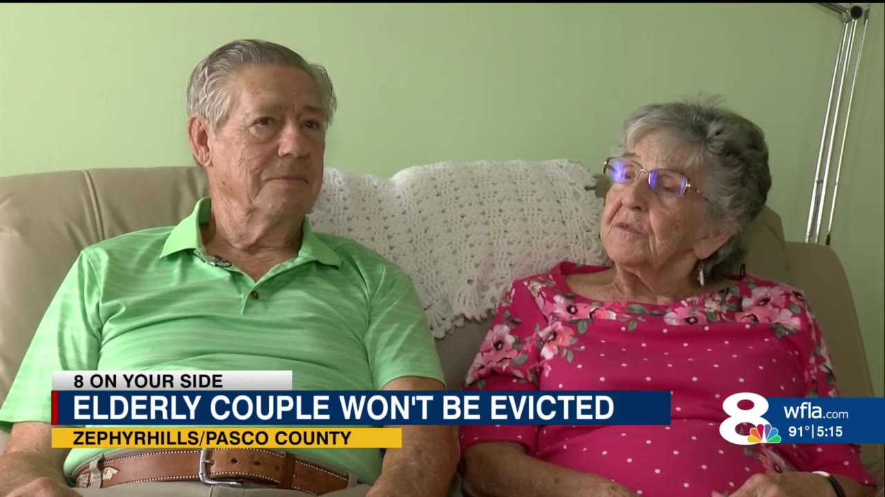Florida couple, 91 and 89, keeps home after 7-day eviction notice is ...