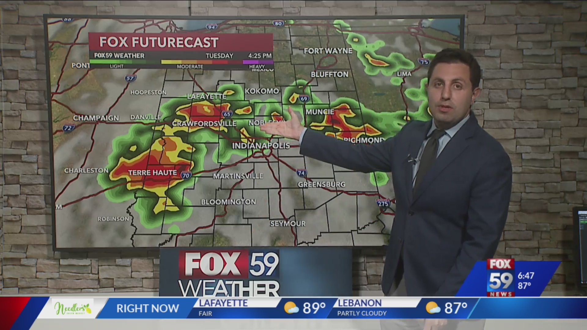 Introducing storm chances before heat/humidity exits – Fox 59