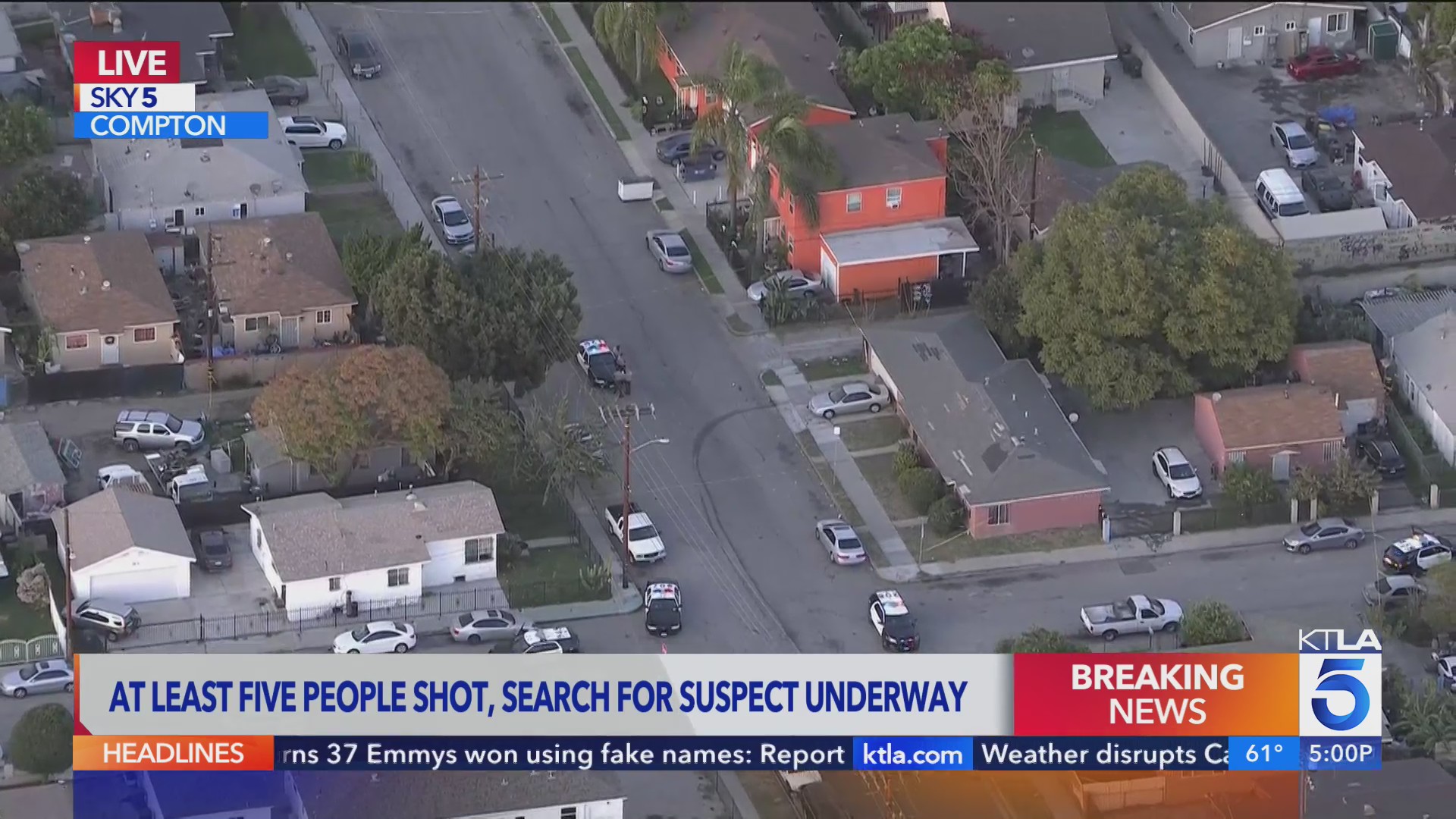 At least five people hospitalized after shooting in Compton – KTLA