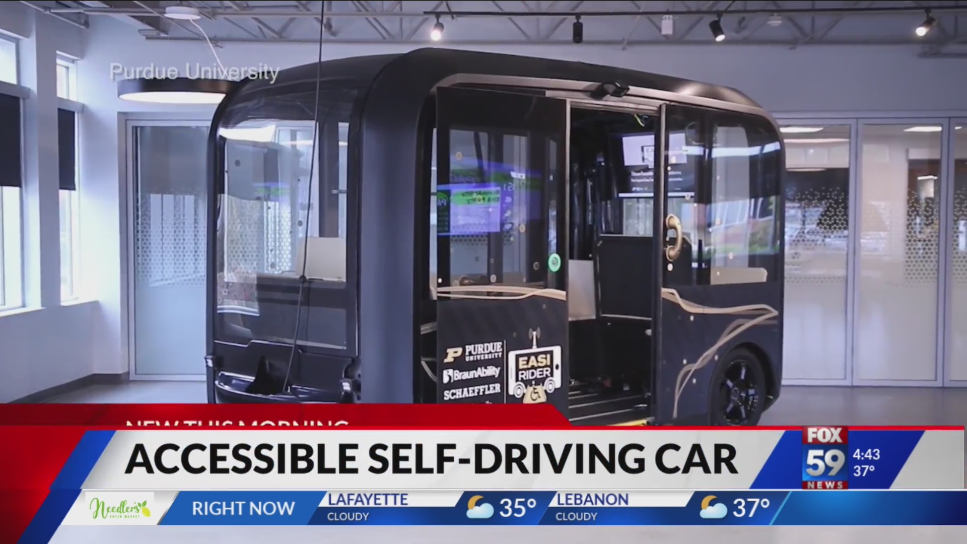 Purdue autonomous vehicle prototype – Fox 59
