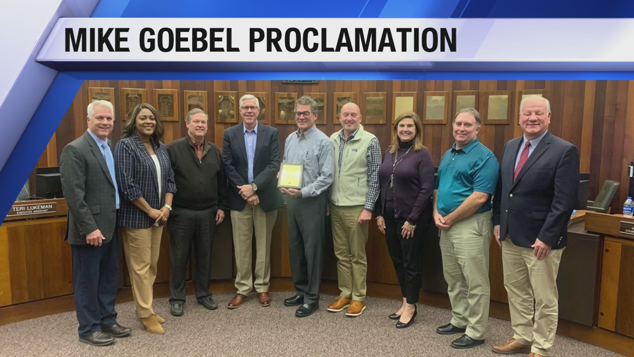 Mike Goebel honored by Vanderburgh County Council – Eyewitness News (WEHT/WTVW)