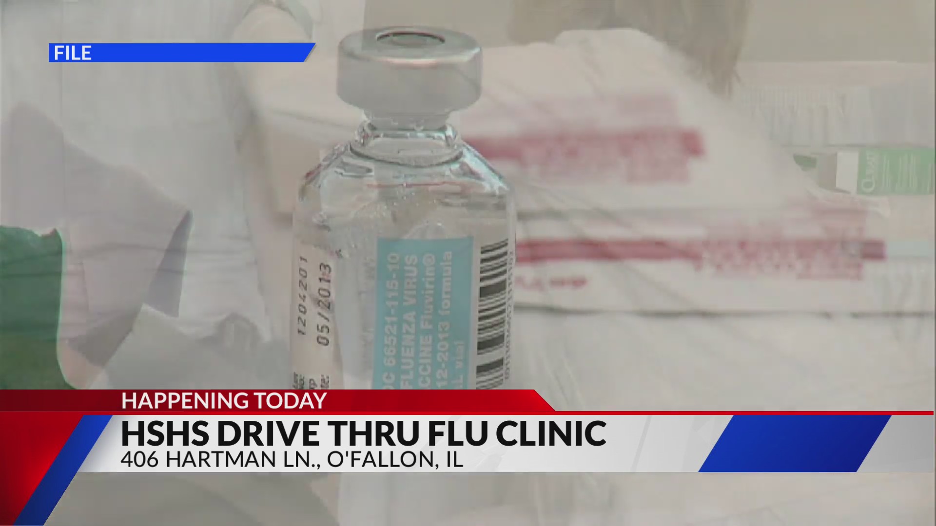 HSHS drive thru flu clinic today in O’Fallon, Illinois – FOX 2