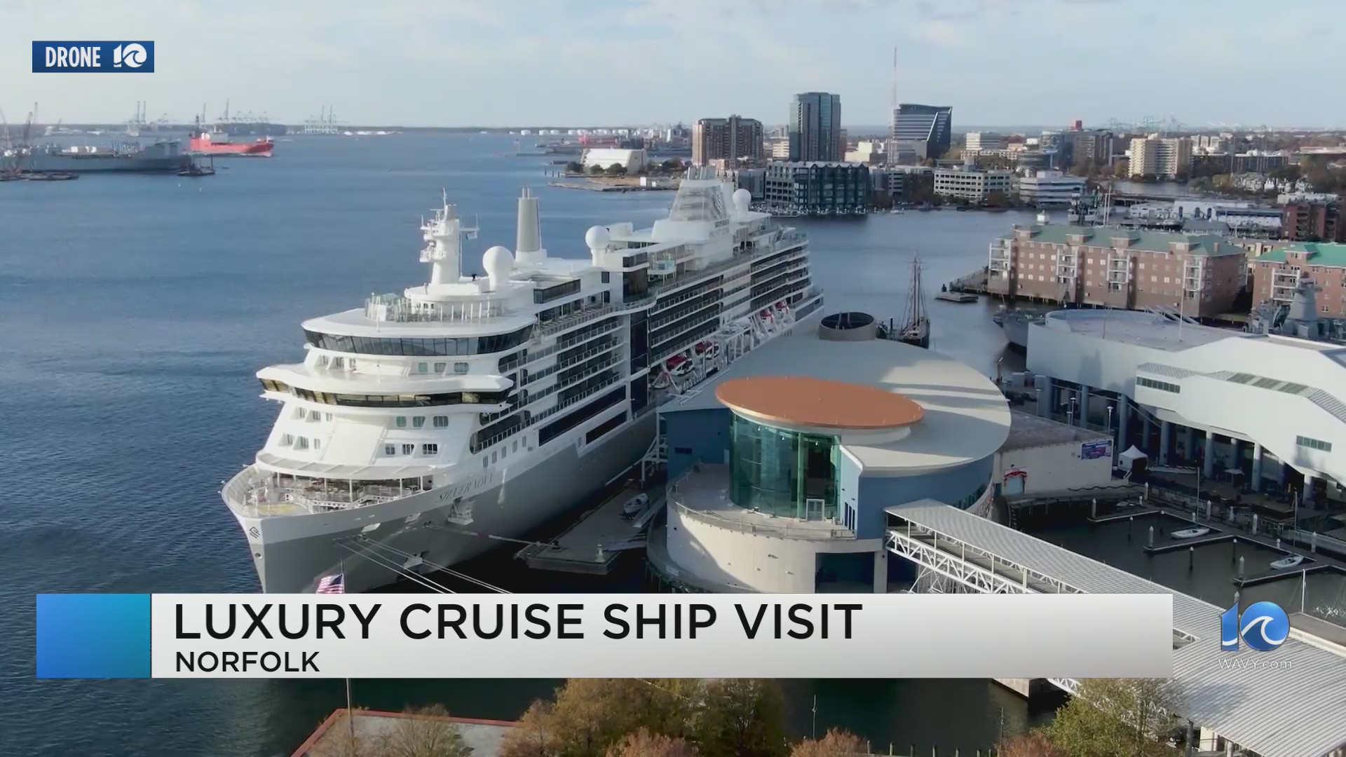 New luxury cruise ship docks in Norfolk – WAVY.com