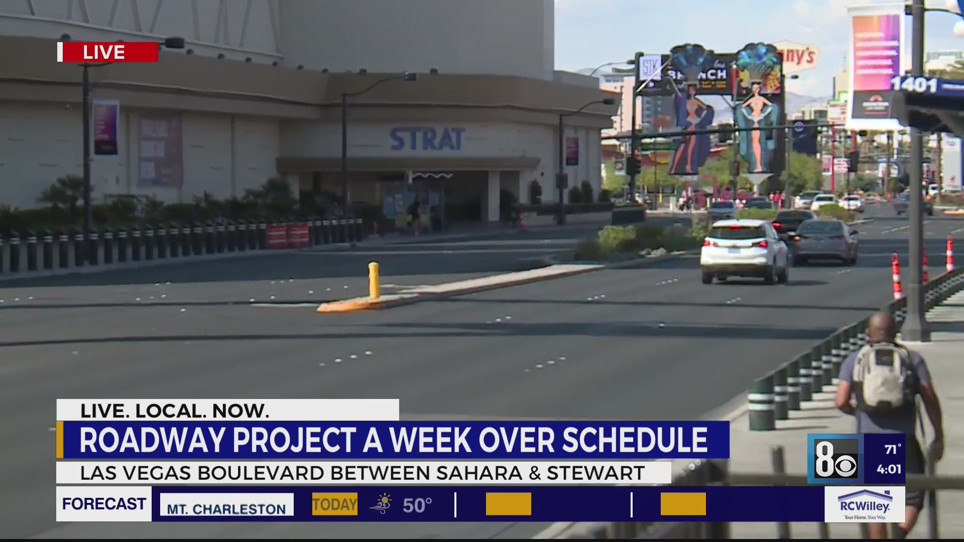 City of Las Vegas’s largest roadway project ‘substantially completed ...