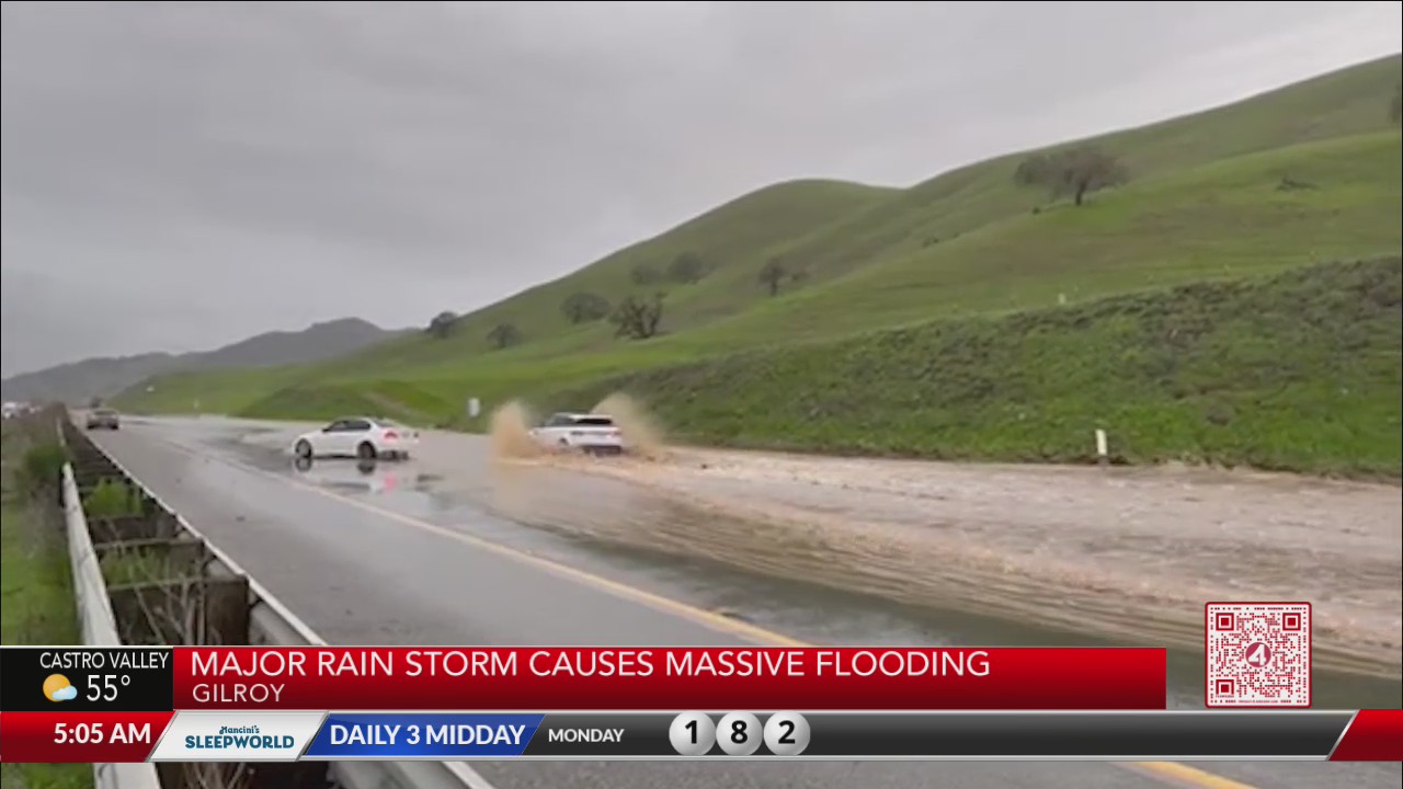 Major storm causes massive flooding in GIlroy – KRON4