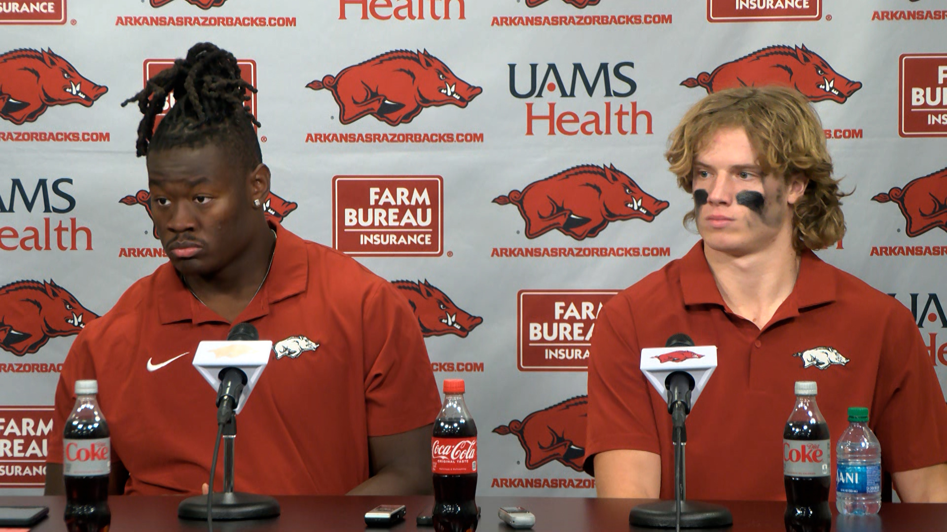 Isaac TeSlaa and Trajan Jeffcoat meet with media – KNWA FOX24