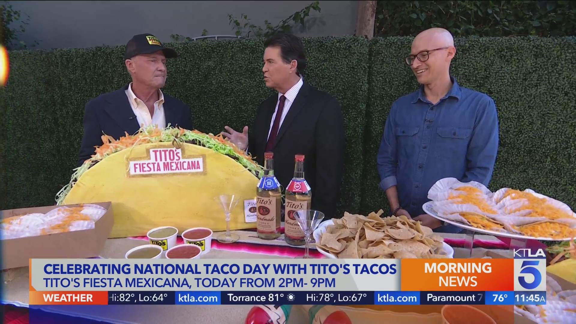 Celebrating National Taco Day with Tito’s Tacos – KTLA