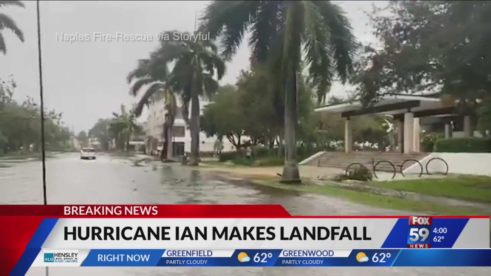 Hurricane Ian makes landfall – Fox 59