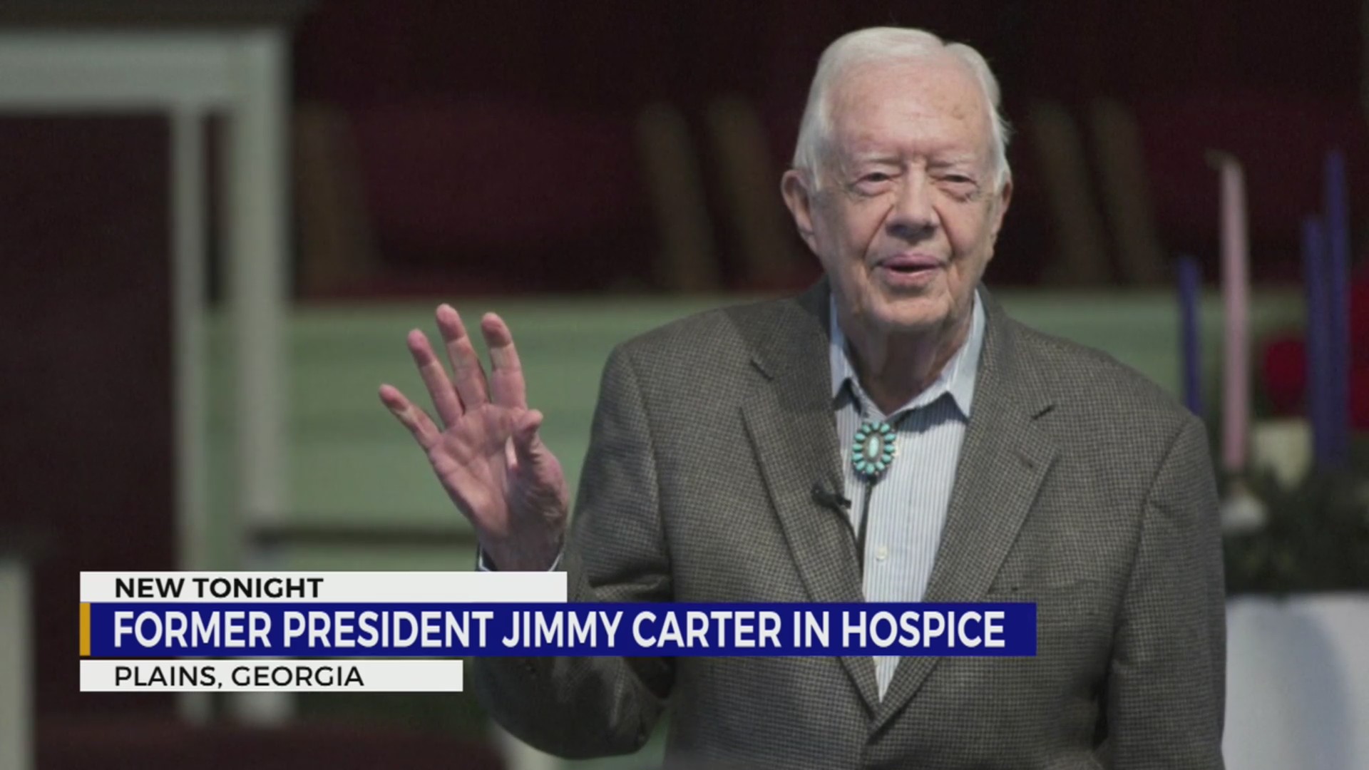 Former President Jimmy Carter enters hospice care, charity says – WKRN ...