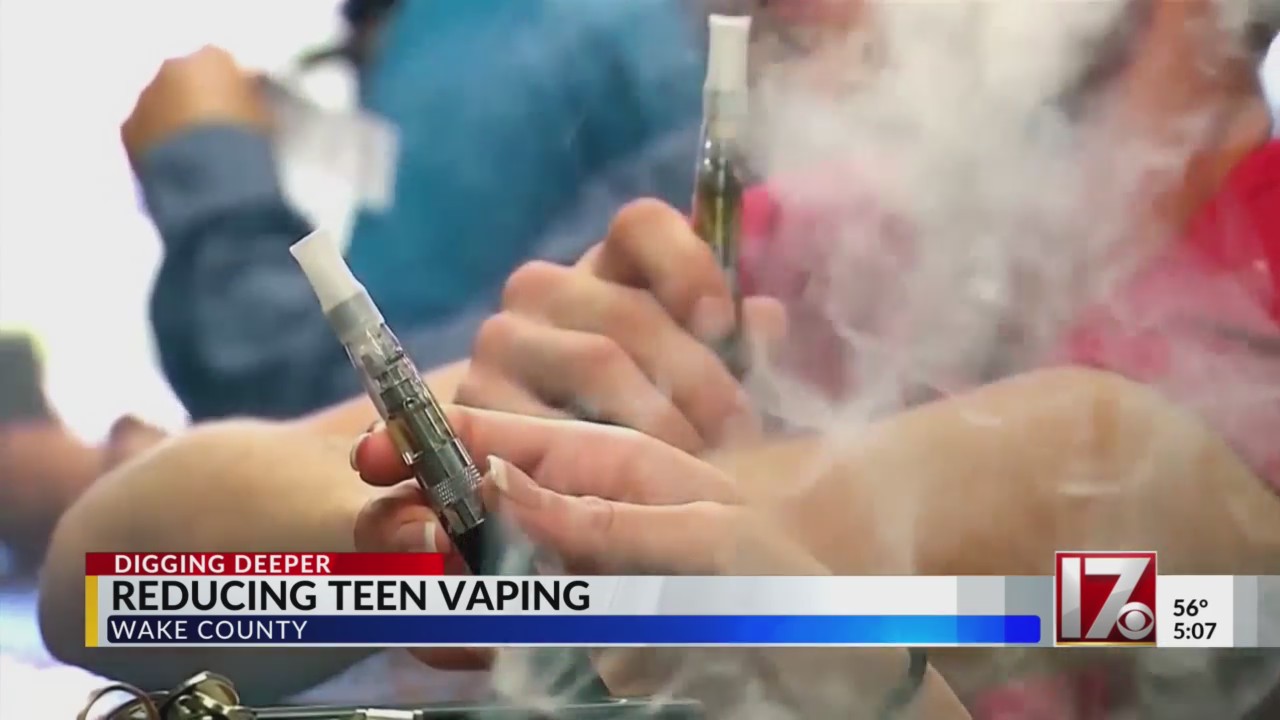 Wake County trying to reduce teen vaping – CBS17.com