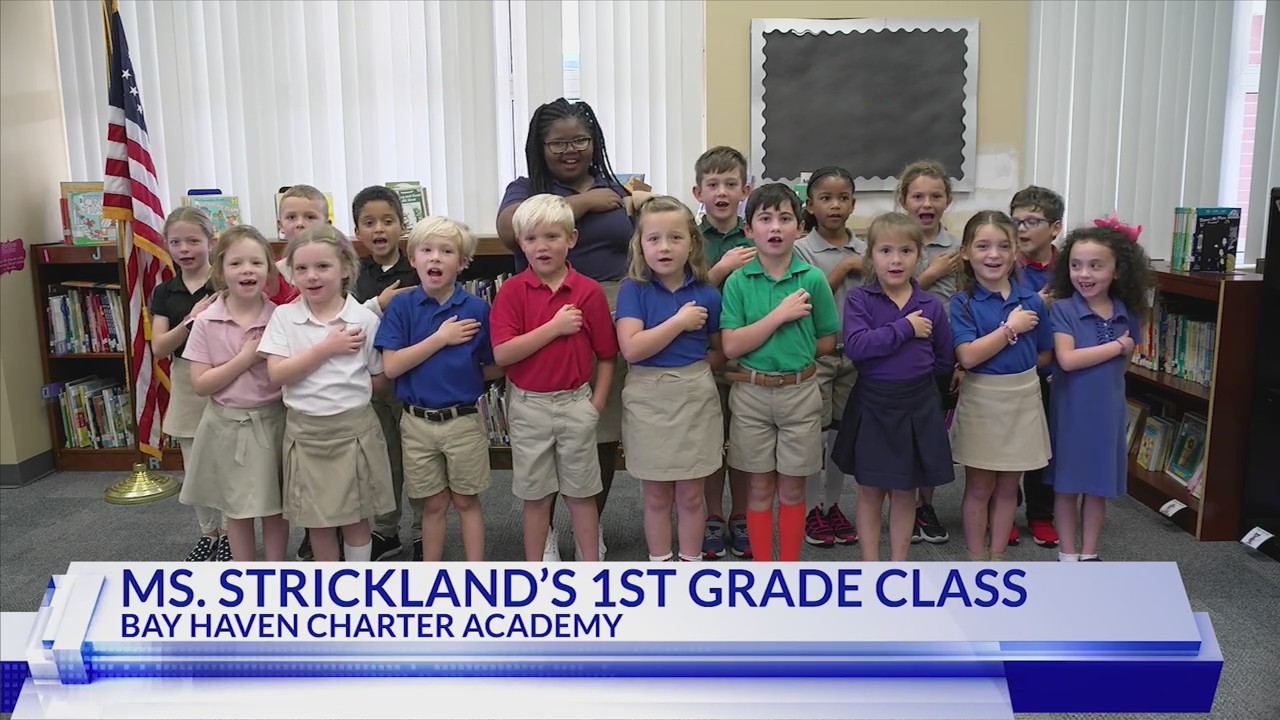 The Daily Pledge: Ms. Strickland’s 1st Grade Class – mypanhandle.com