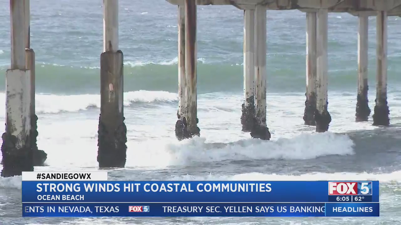 Strong Winds Hit Coastal Communities – FOX 5 San Diego & KUSI News