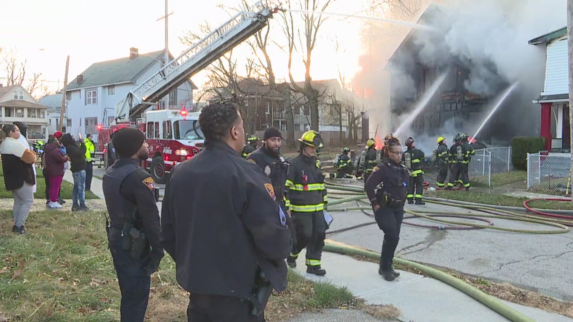 Fire along East 143rd Street in Cleveland – Fox 8 Cleveland WJW