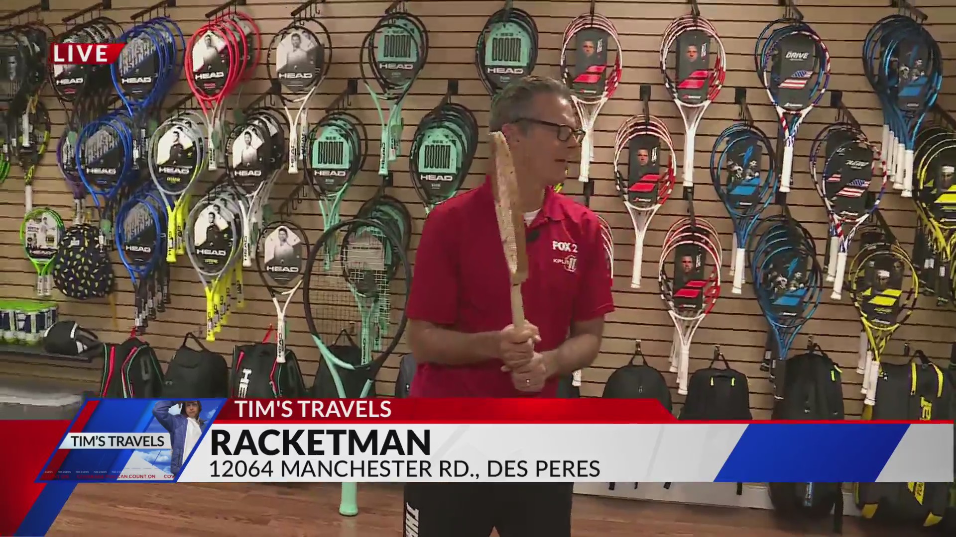 Tim’s Travels: Racketman celebrates 50th anniversary – FOX 2