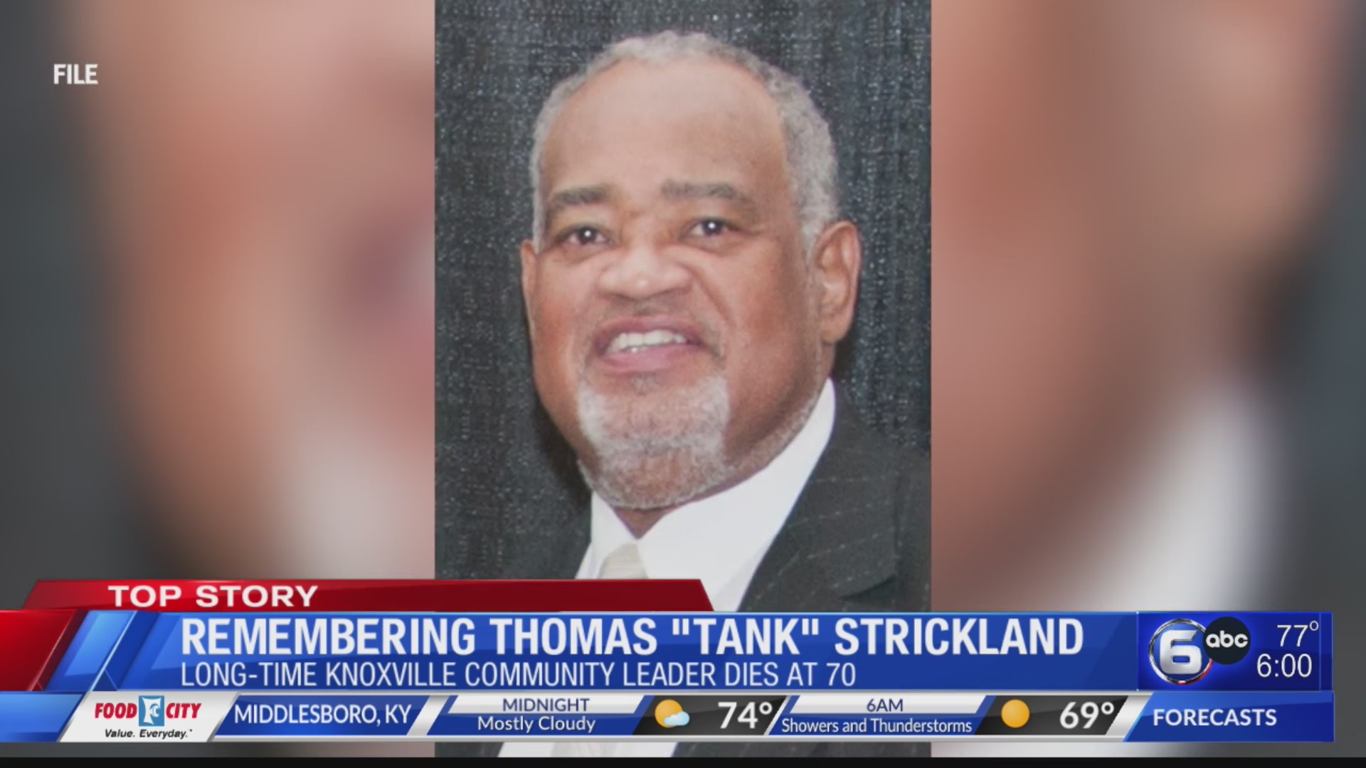 Remembering Thomas ‘Tank’ Strickland – WATE 6 On Your Side