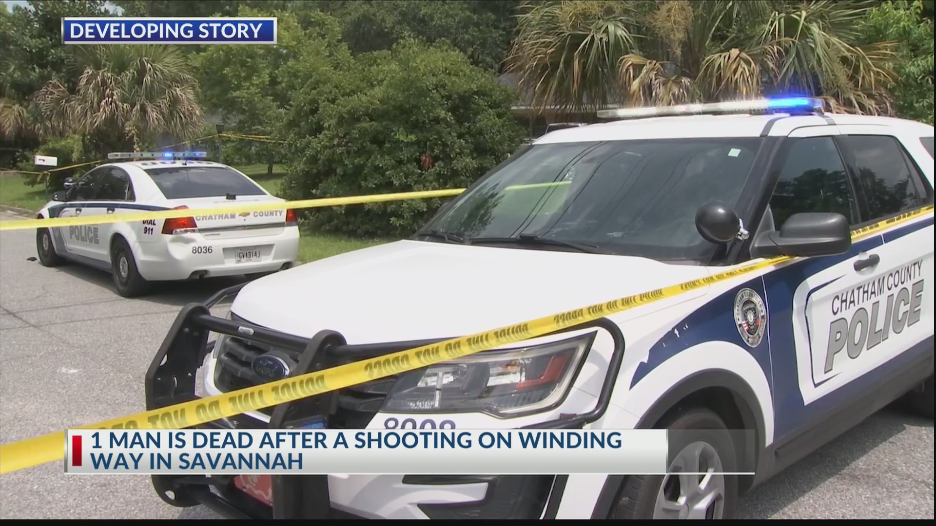 Shooting on Winding way – WSAV-TV