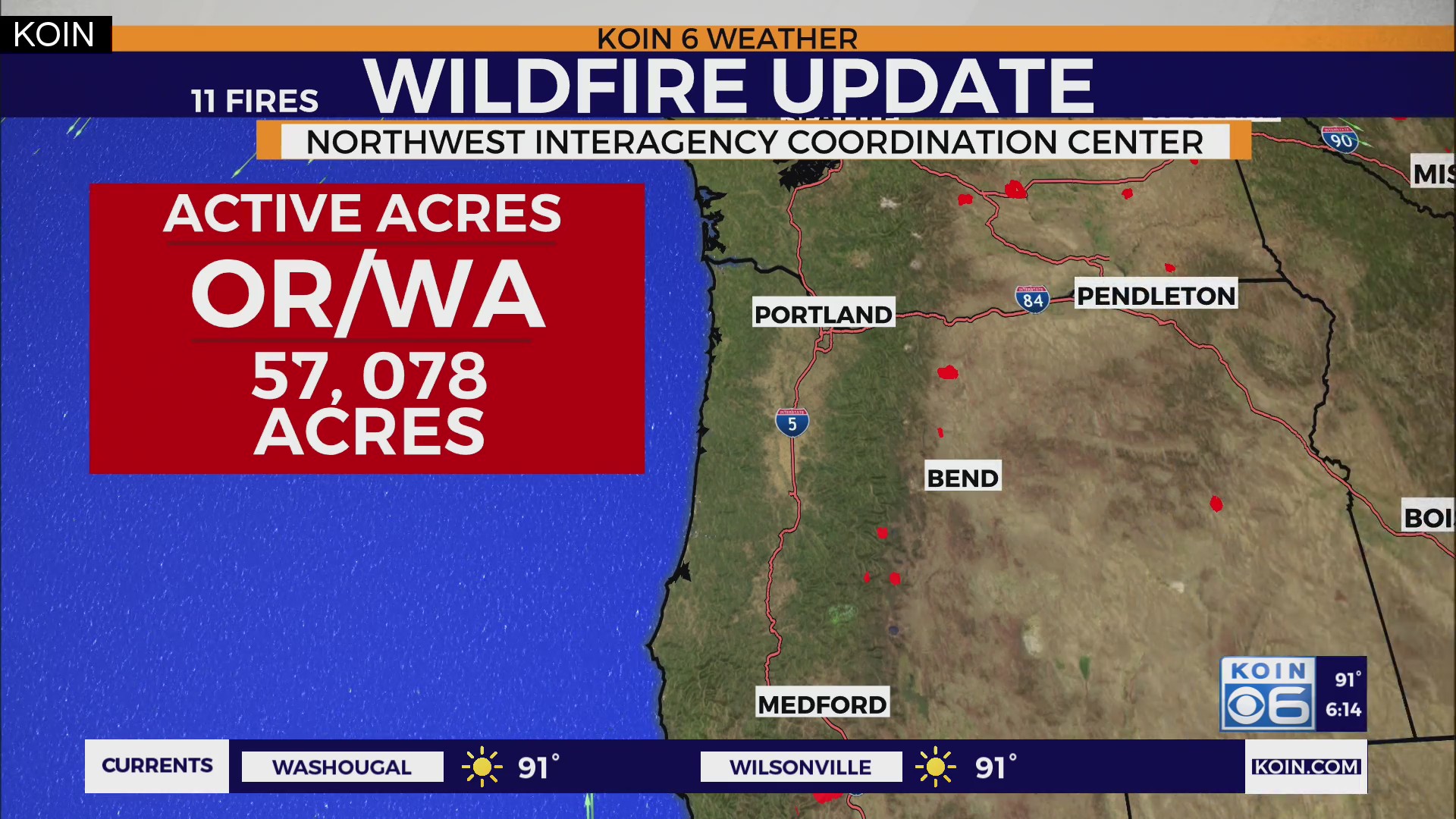 Weather forecast: Wildfire smoke passes through Portland as ...