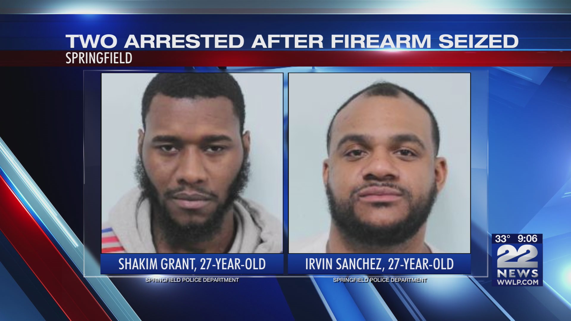 Two arrested in Springfield after firearm seized – WWLP