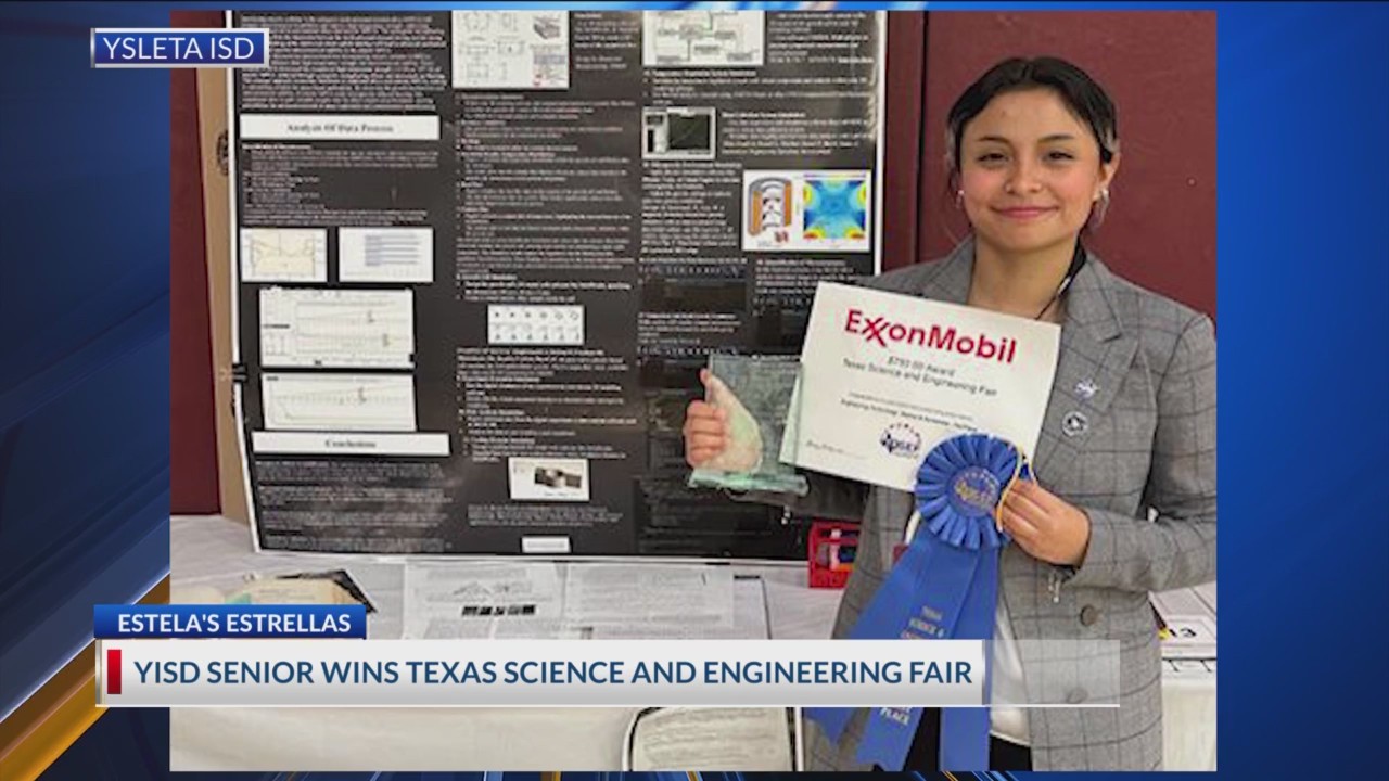 Estelas Estrellas: YISD Senior Victoria Mascorro wins Texas Science and ...