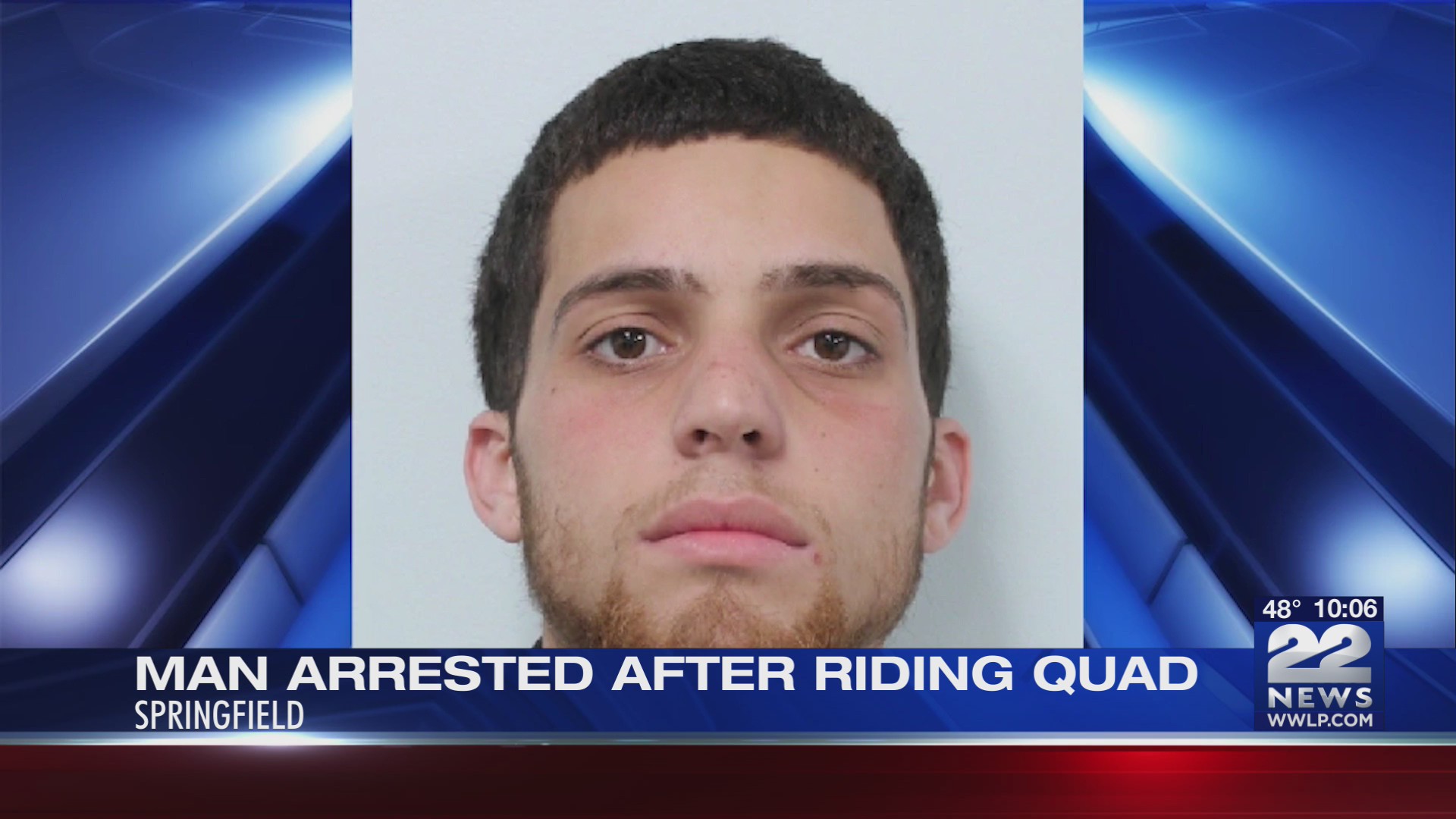Springfield man arrested after riding quad on streets – WWLP